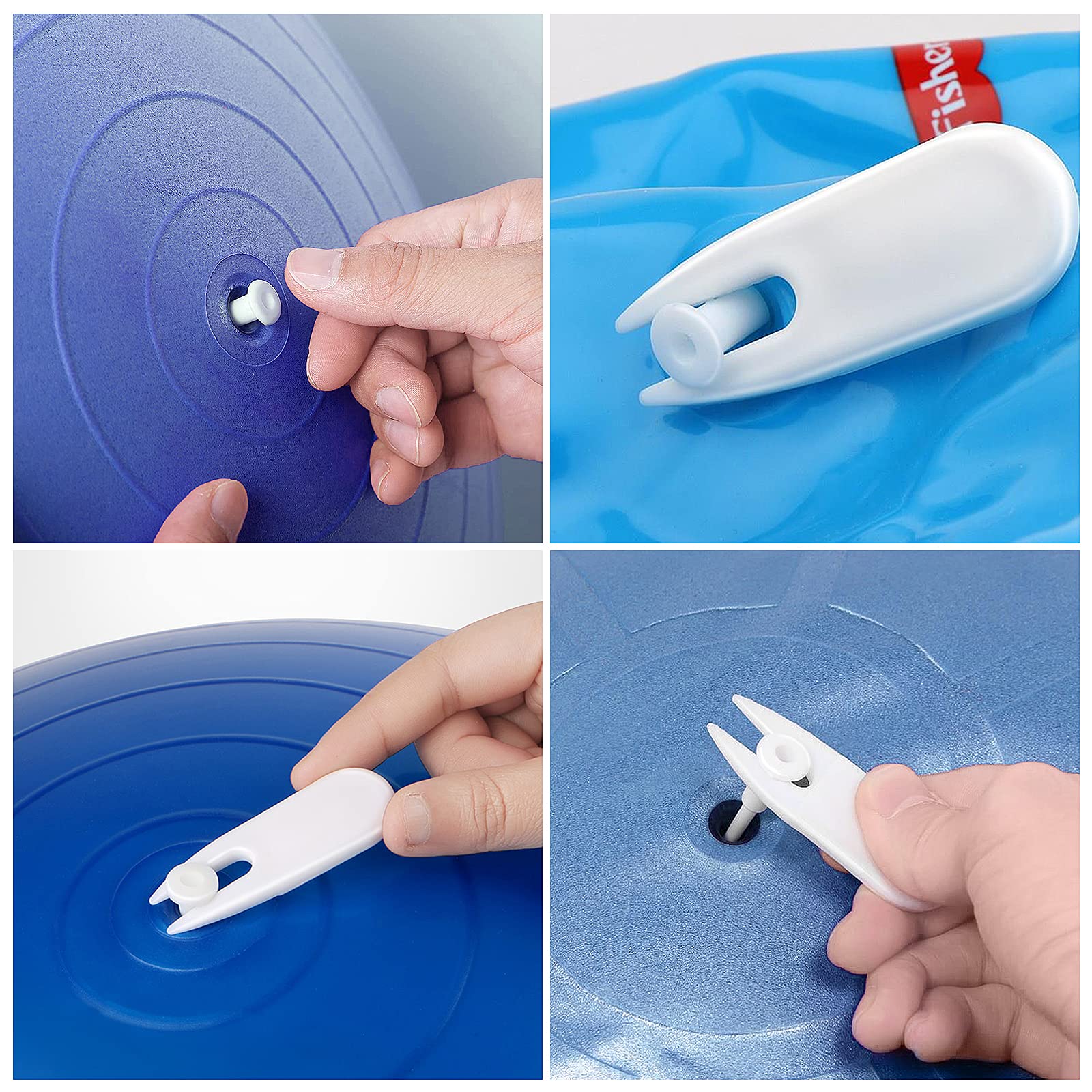 Snapklik.com : Yolev Yoga Ball Fitness Exercise Ball Air Stopper Plug ...