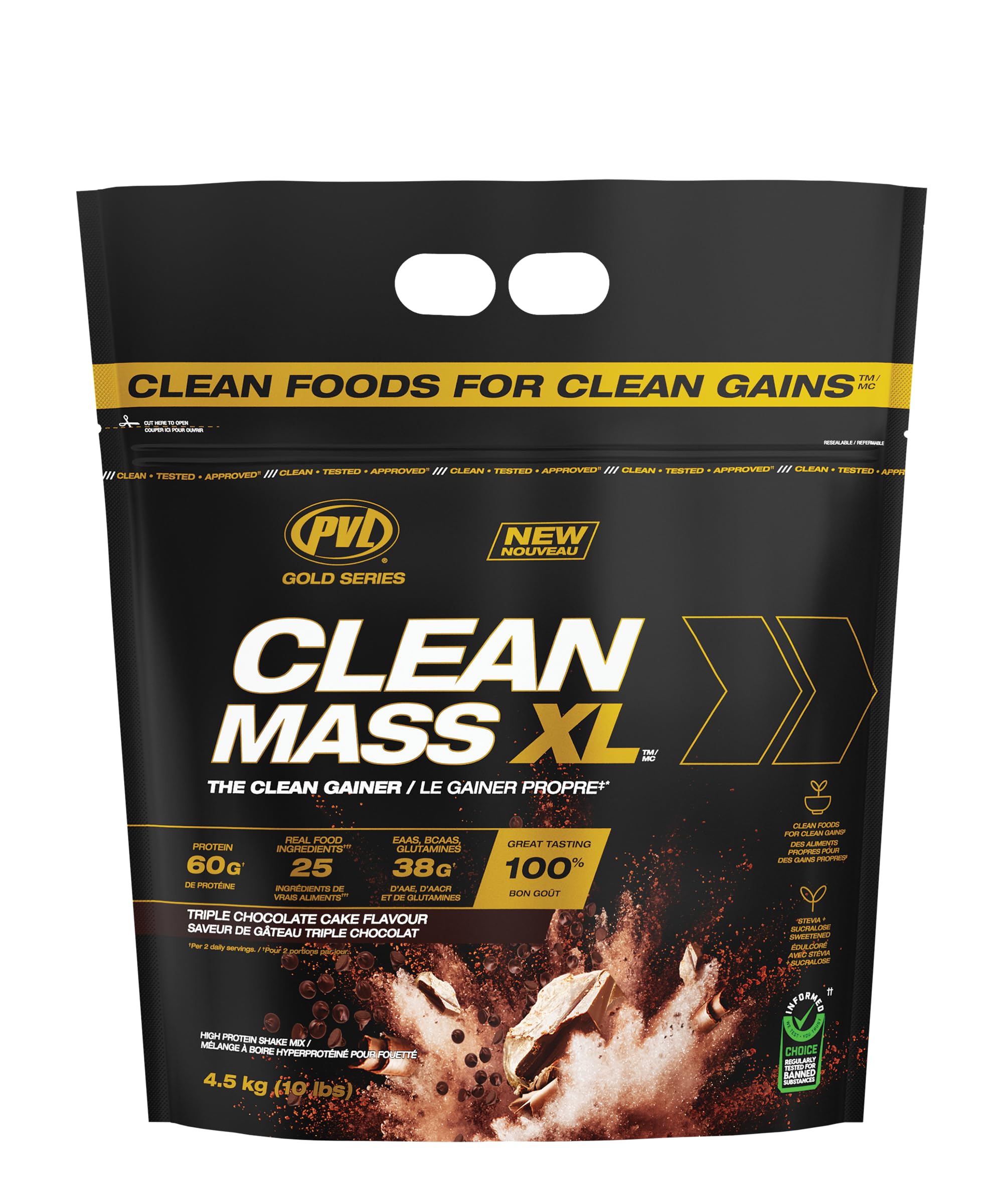 PVL Clean Mass XL | Mass Weight Gainer - Real food ingredients ...