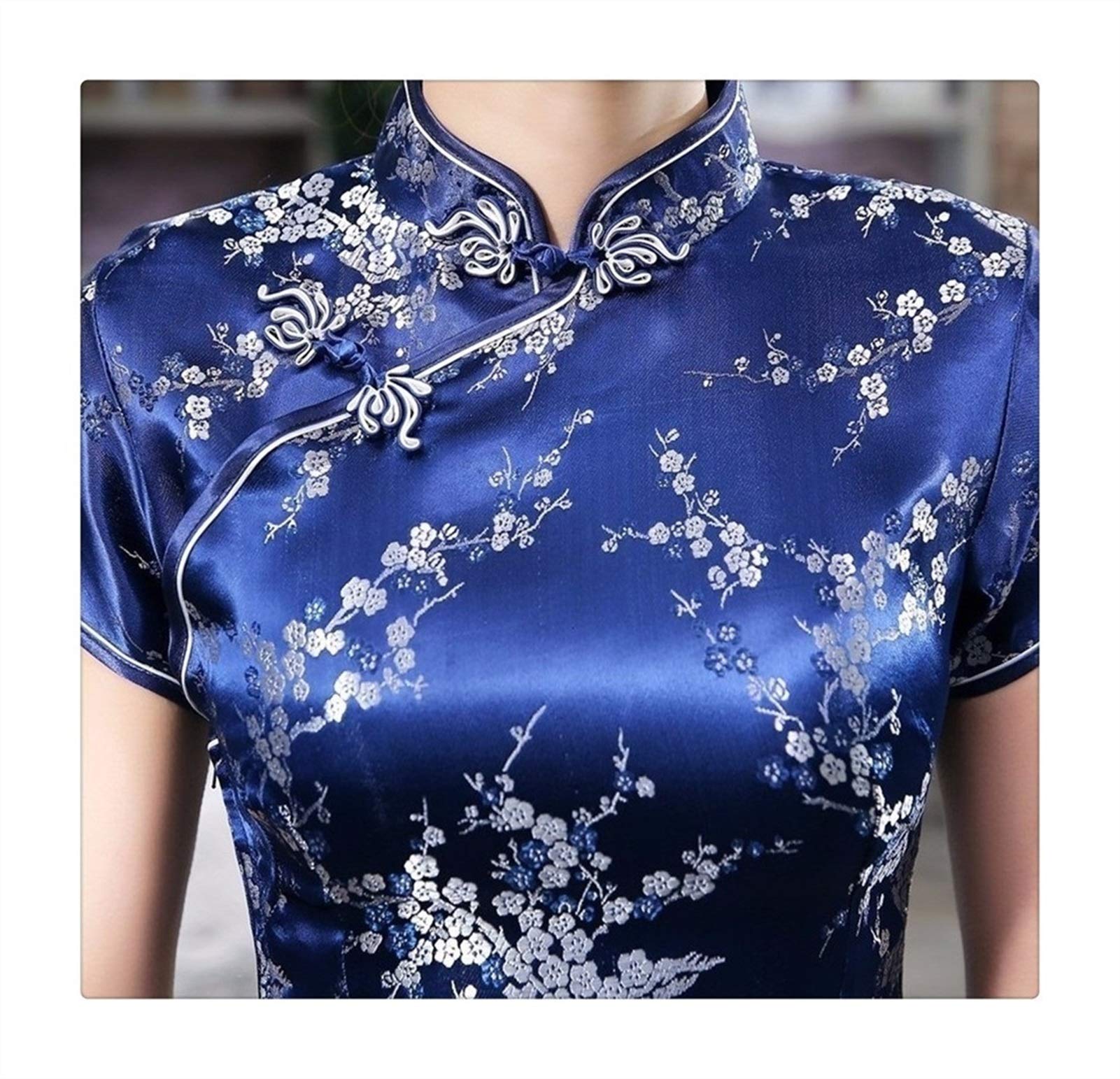 Cheongsam Top Blue