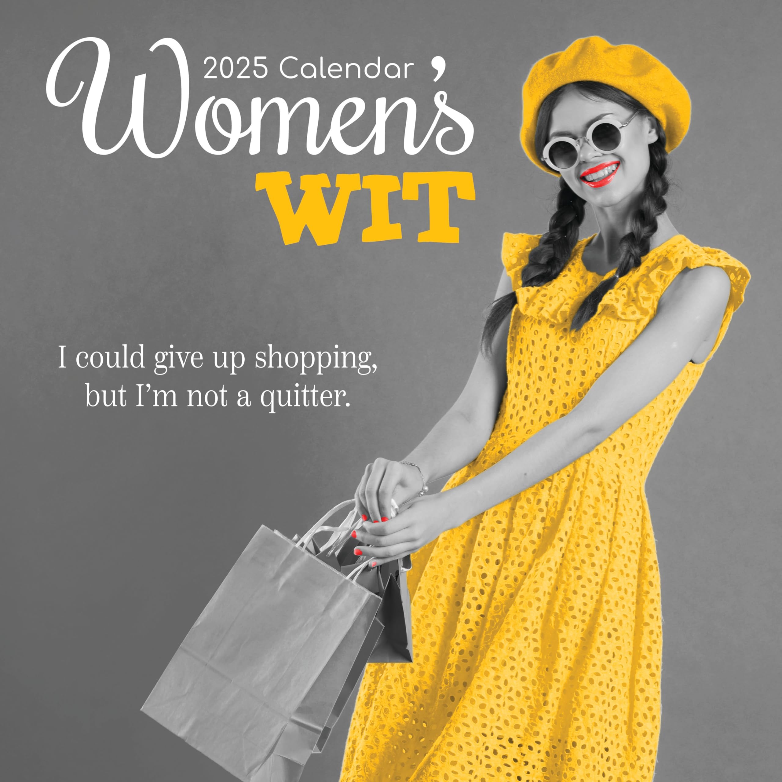 Amazon.com: The Gifted Stationery 2025 Square 16 Month Women’s Wit Home ...