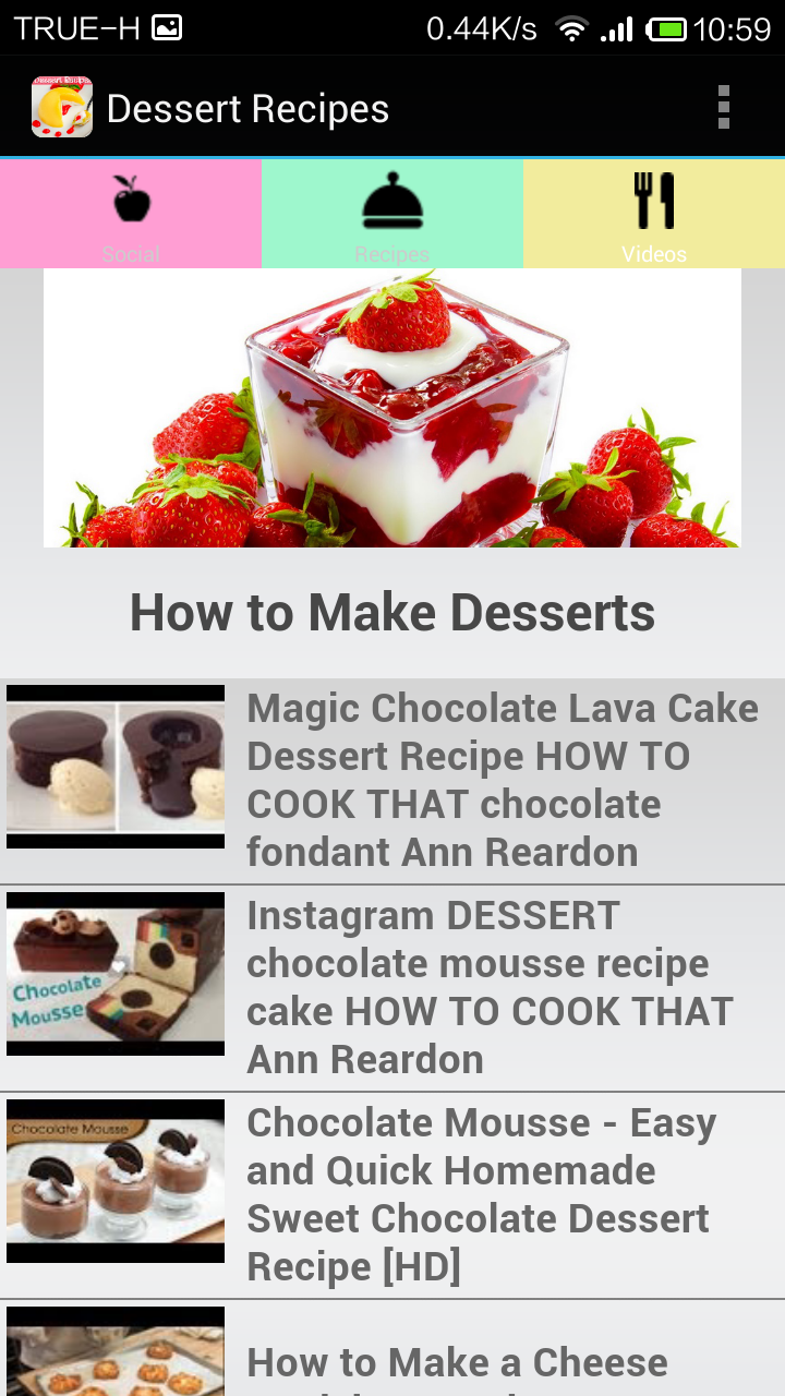 Delicious Dessert Recipes! - App on Amazon Appstore