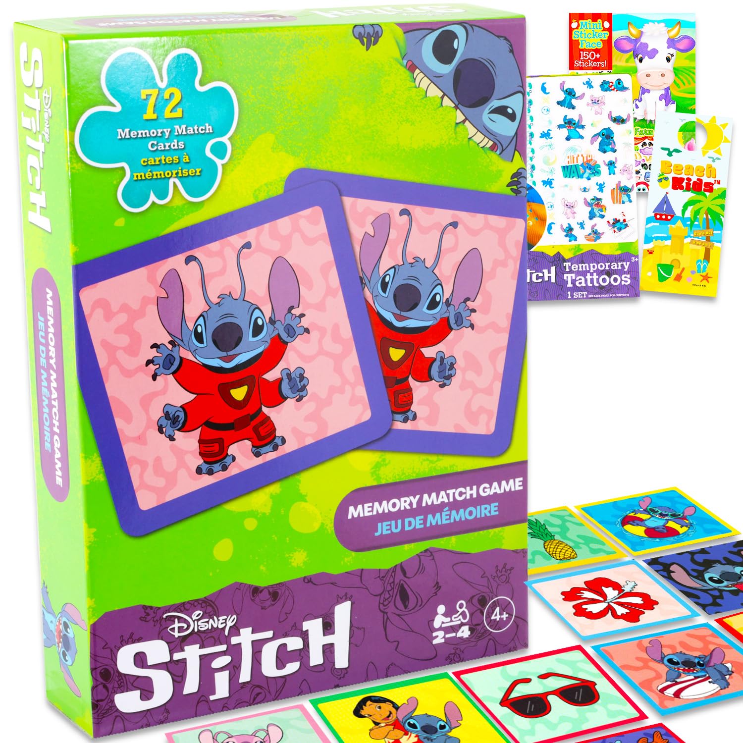 Amazon.com: Disney Stitch Memory Matching Game Set - Bundle with Lilo ...