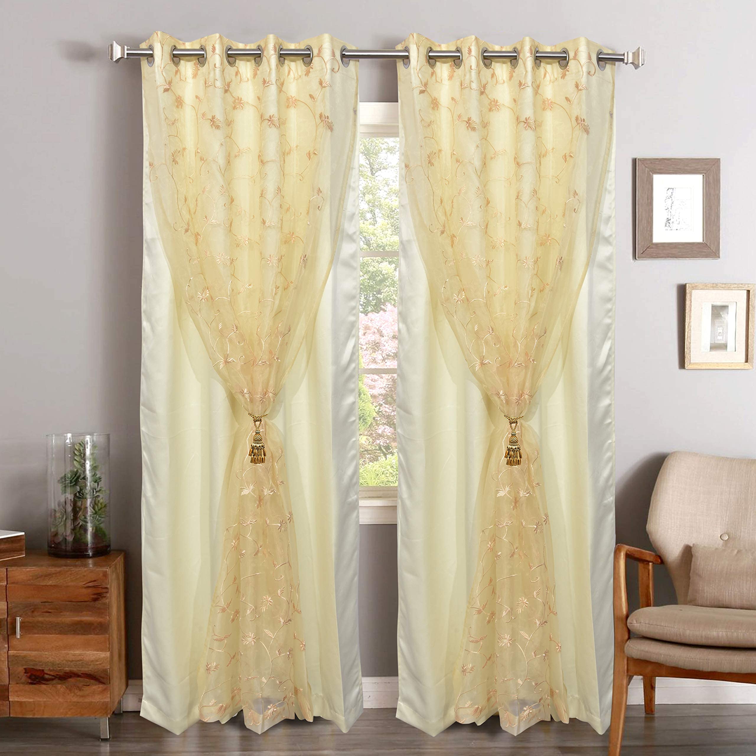 Double Window Curtains Are Sheer Curtains In Style? Davidson Blinds