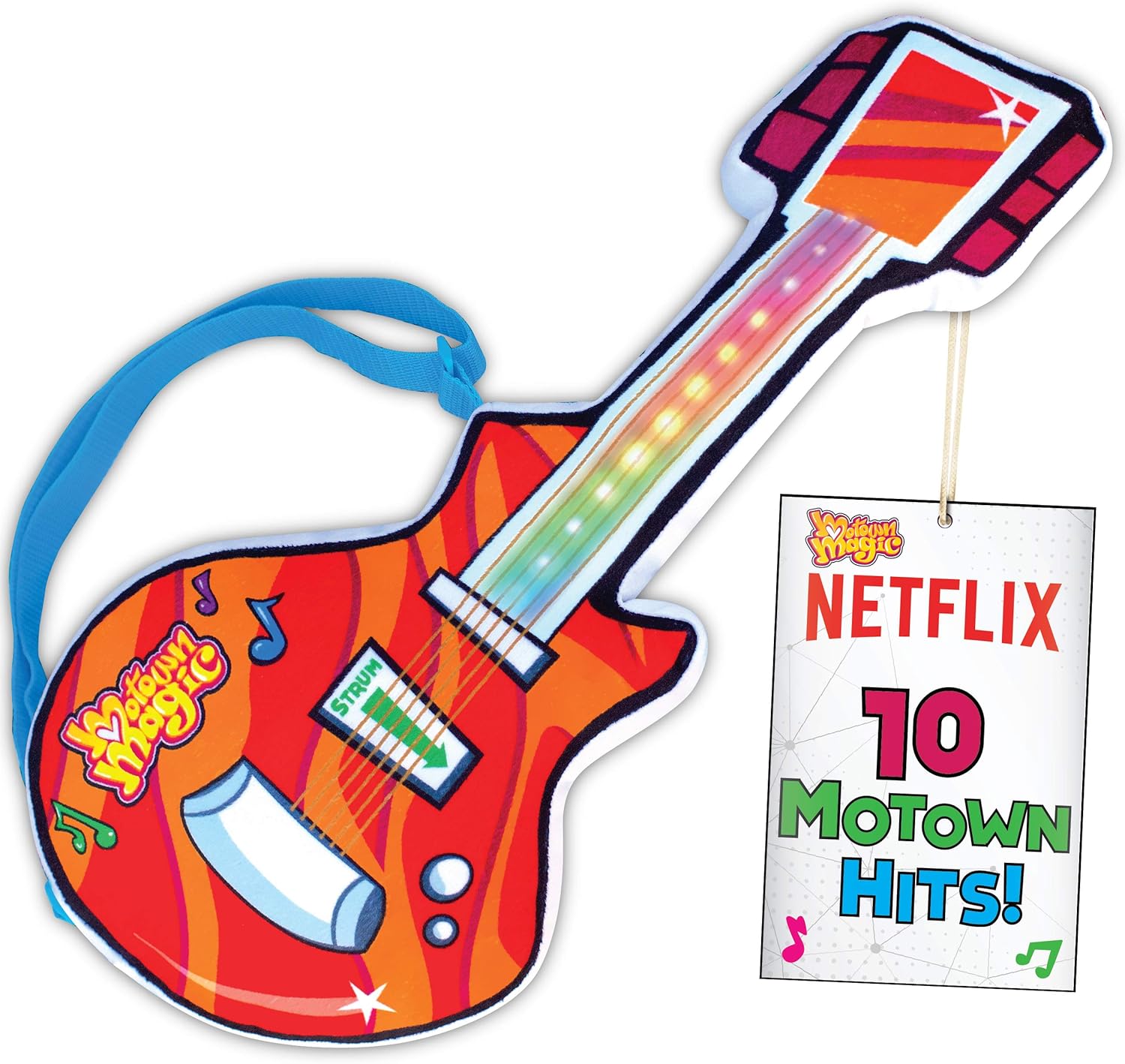 Amazon.com: Move2Play Motown Magic Toy Guitar with 10 Famous Songs ...