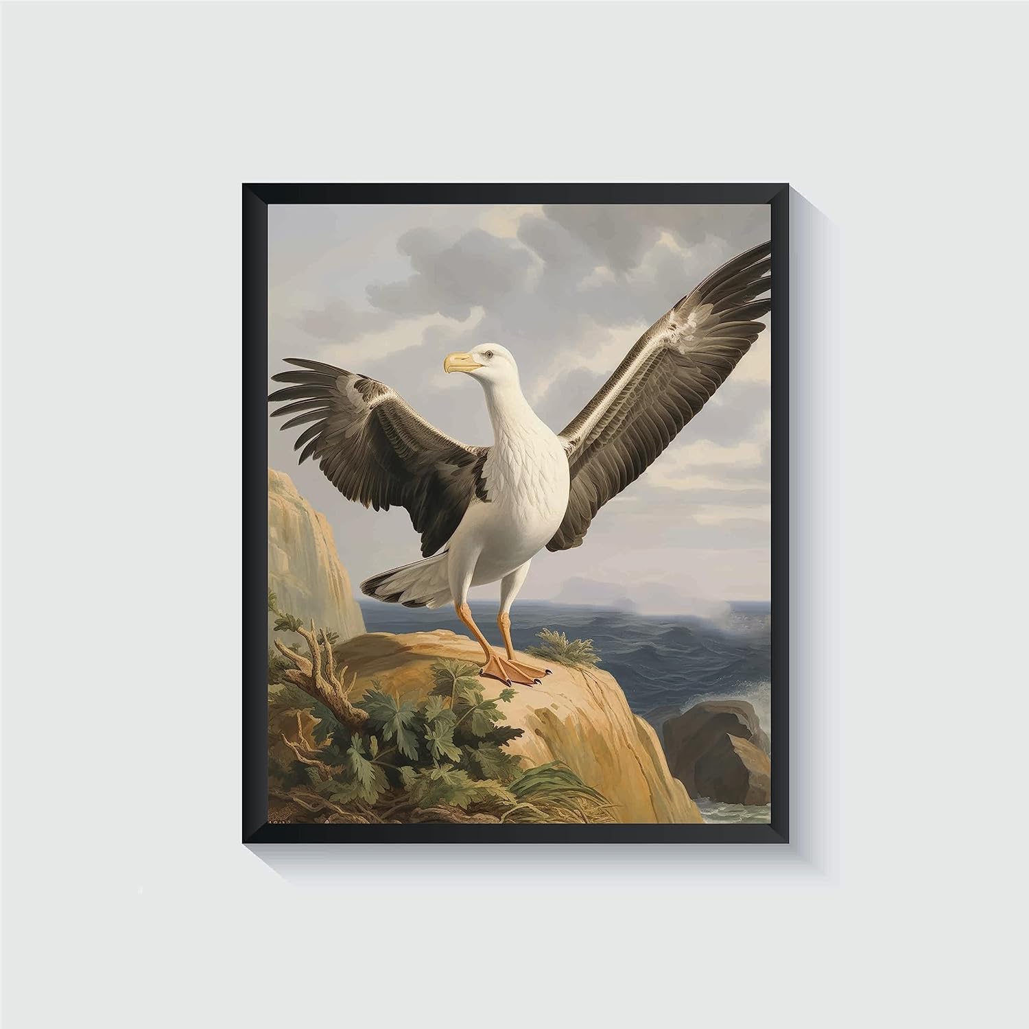 Amazon.com: Albatross Poster Art Print Retro Vintage Bird Wall Art ...