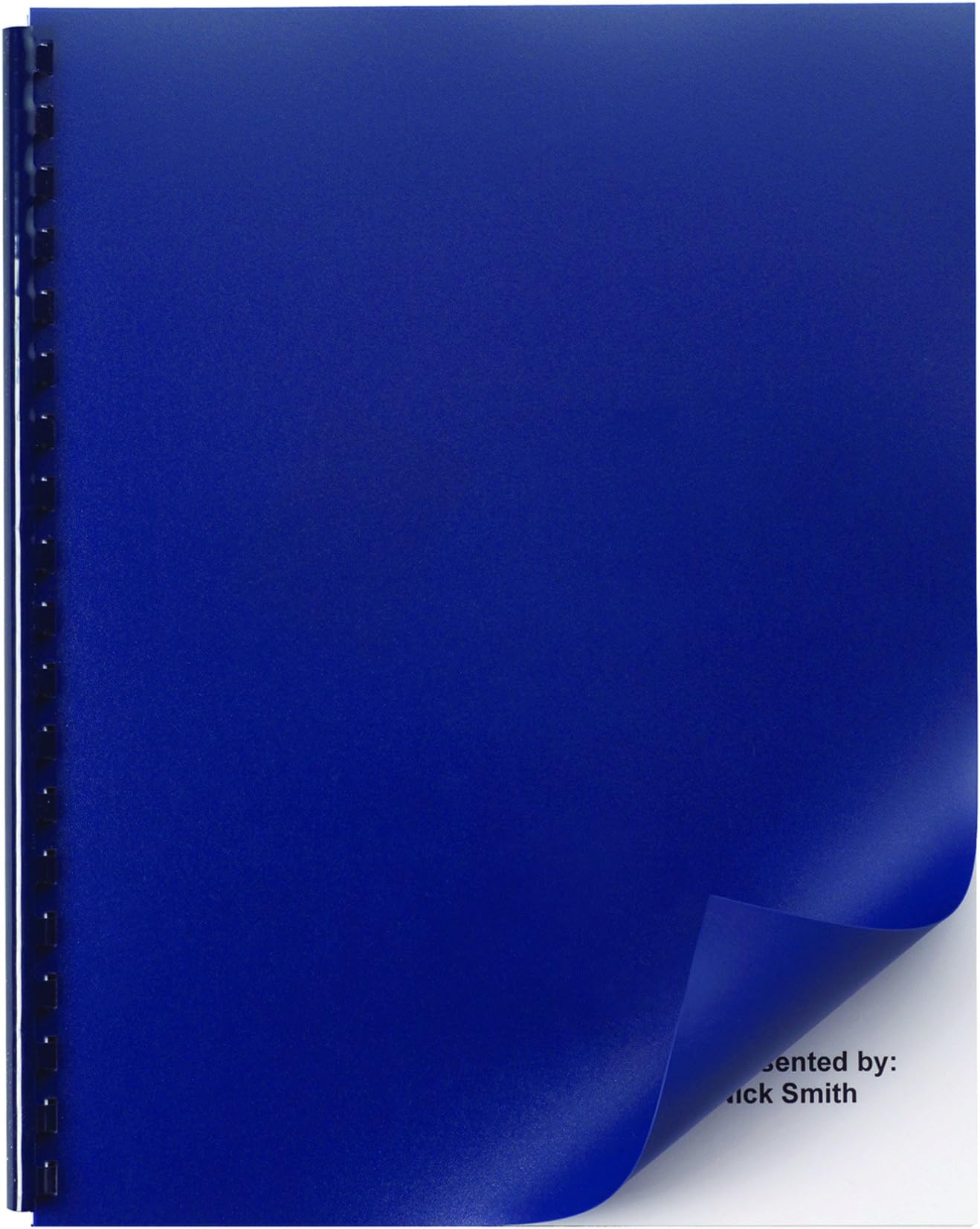 Amazon.com : GBC Leather Look Premium Presentation Covers, Binding ...