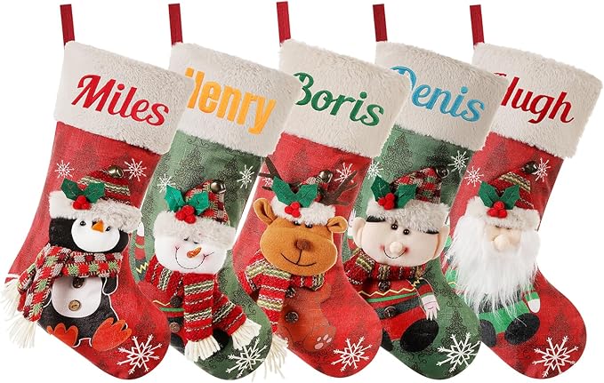 Amazon.com: Custom Christmas Stockings, Personalized Christmas ...