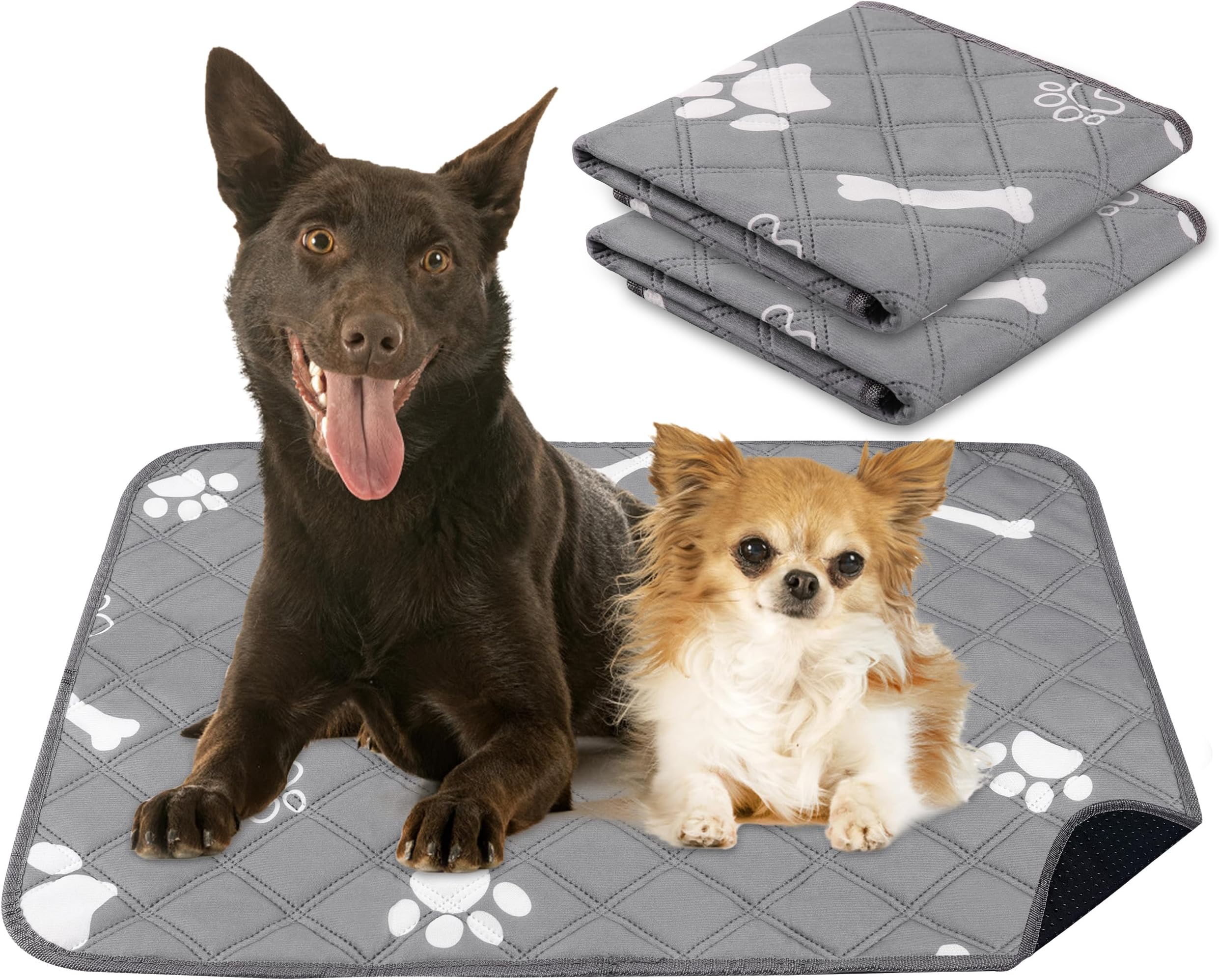 Amazon.com: Washable Pee Pads for Dogs - Reusable Puppy Pads Pet ...