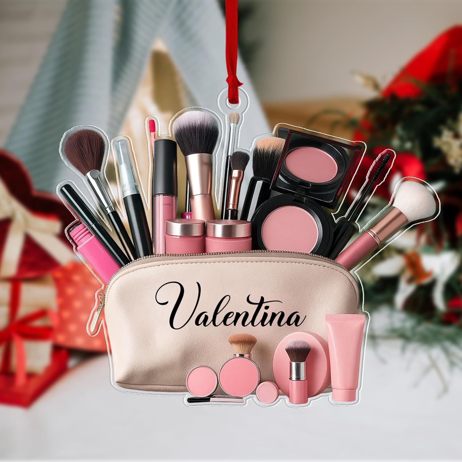 Amazon.com: Personalized Set Makeup 2D Flat Acrylic Ornament - Makeup ...
