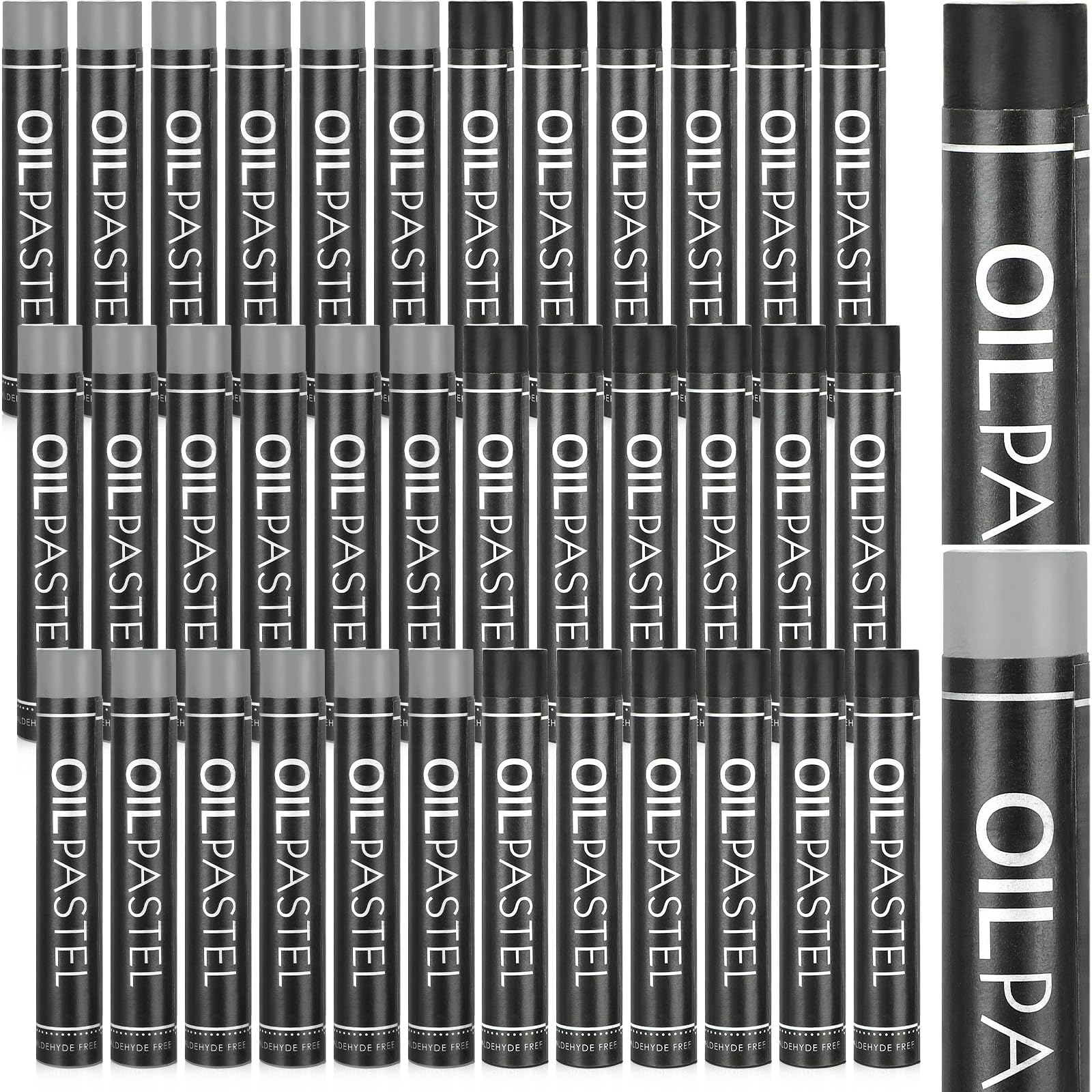 Amazon.com : Geyoga 36 Pcs Oil Pastels Monochrome Artists Soft Oil ...