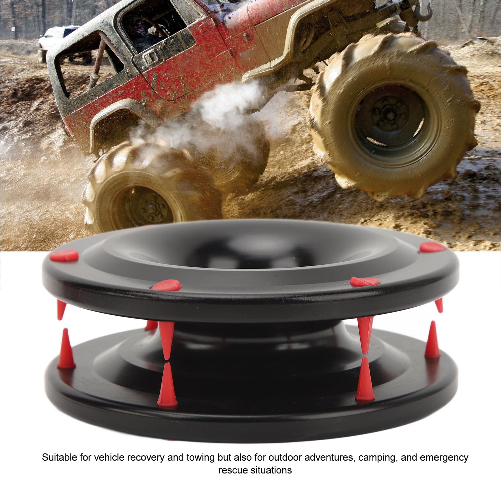 Rope Retention Pulley (Recovery Ring / Snatch Block Alternative...