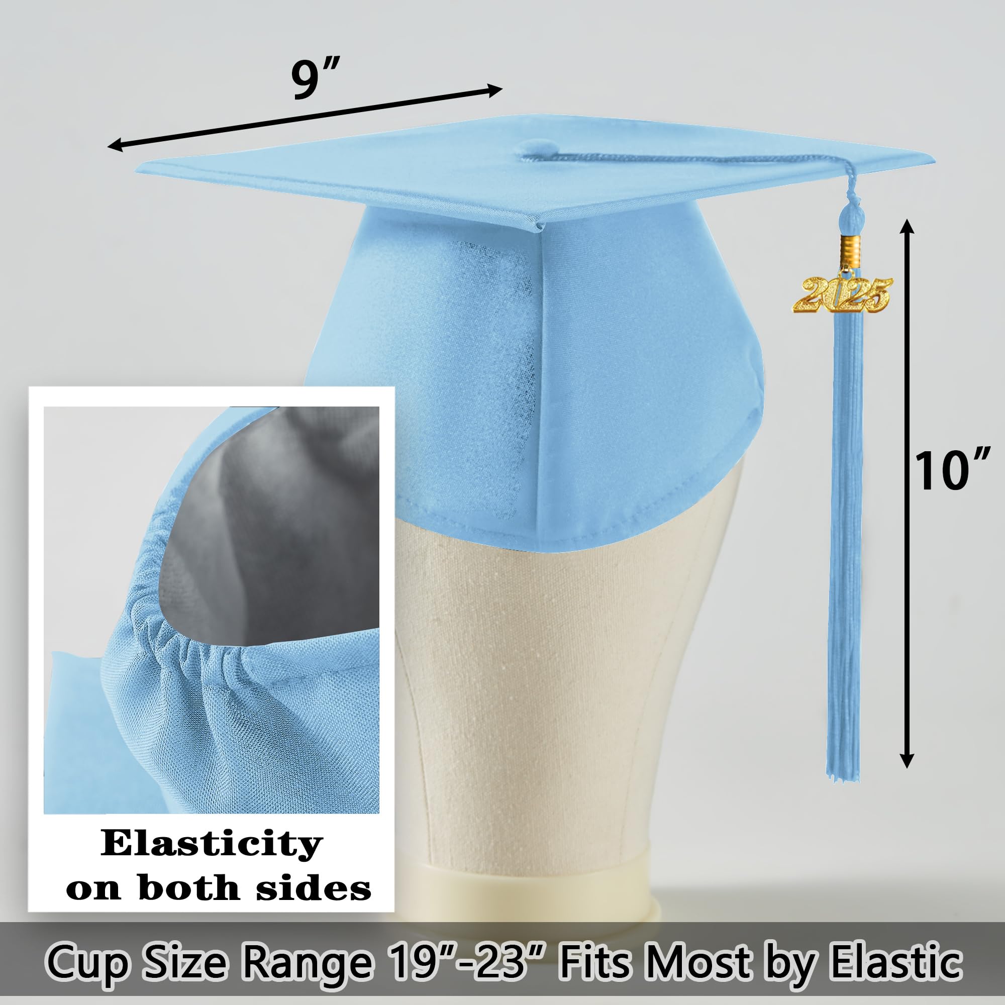 Snapklik.com : TngHui Unisex Matte Graduation Gown Cap 2025 2026 Year ...