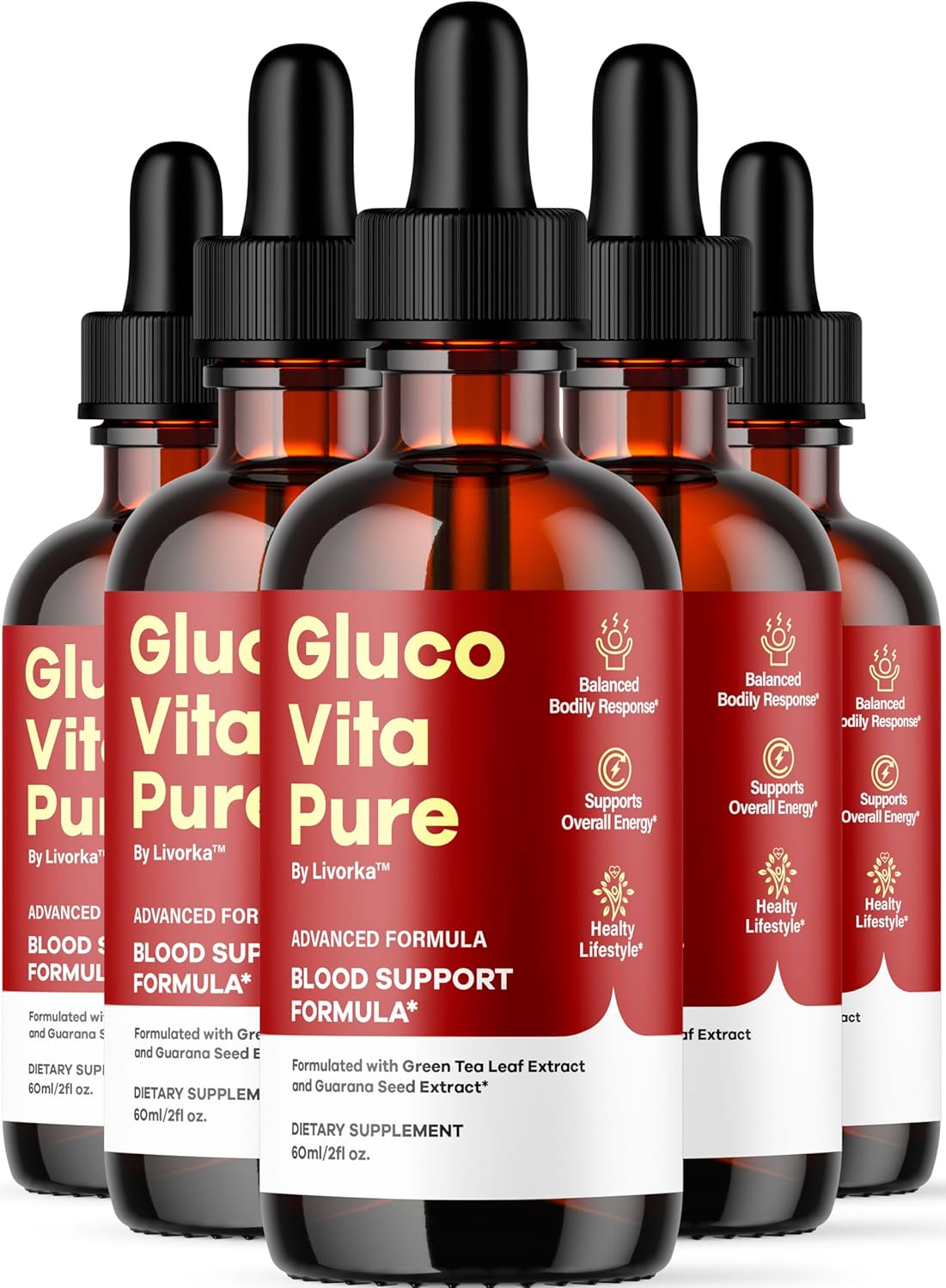 Amazon.com: (5 Pack) Glucovita Pure - Glucovita Pure Drops, Gluco Vita ...