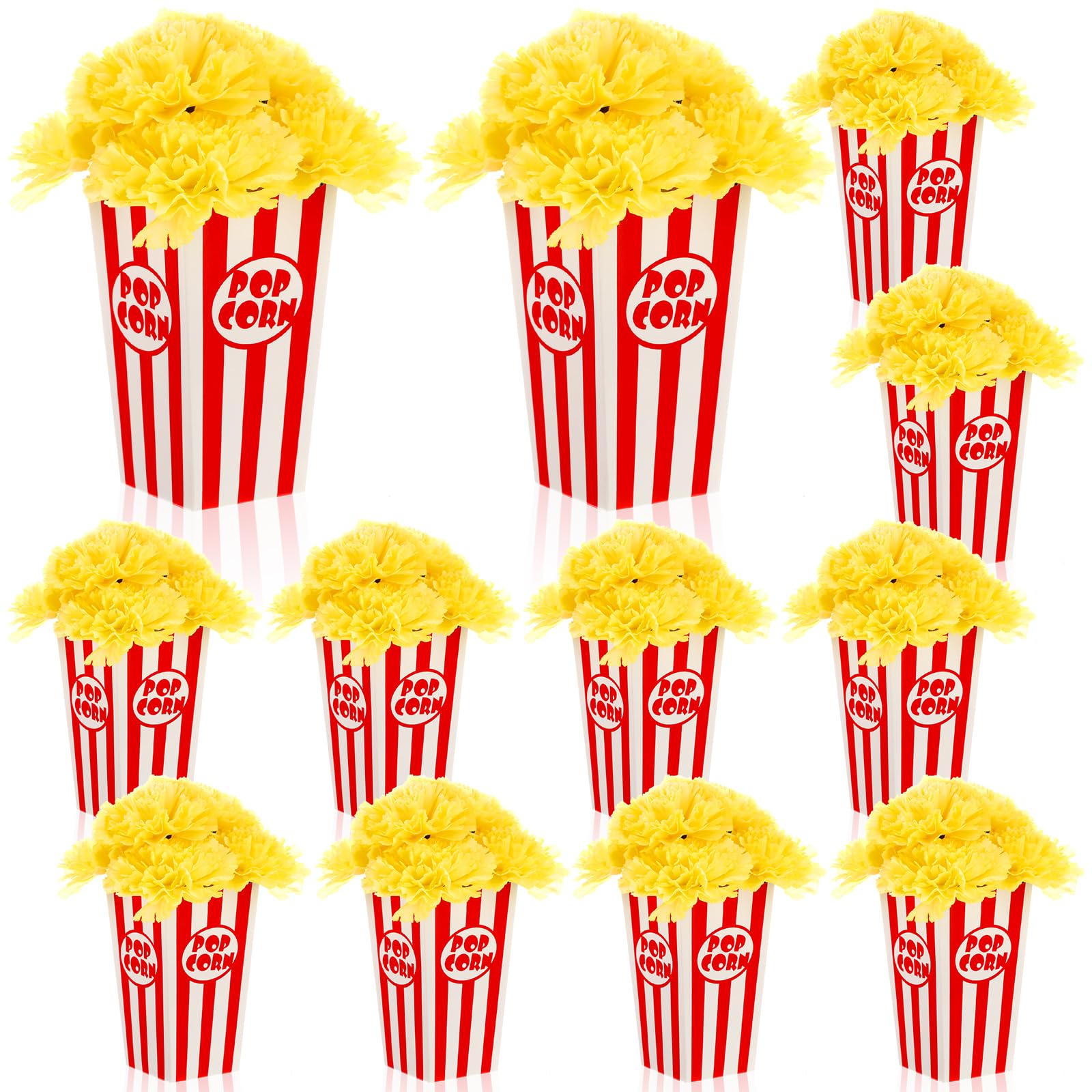 Amazon.com: Thiccywoov 84 Pcs Christmas Party Supplies Popcorn Party ...