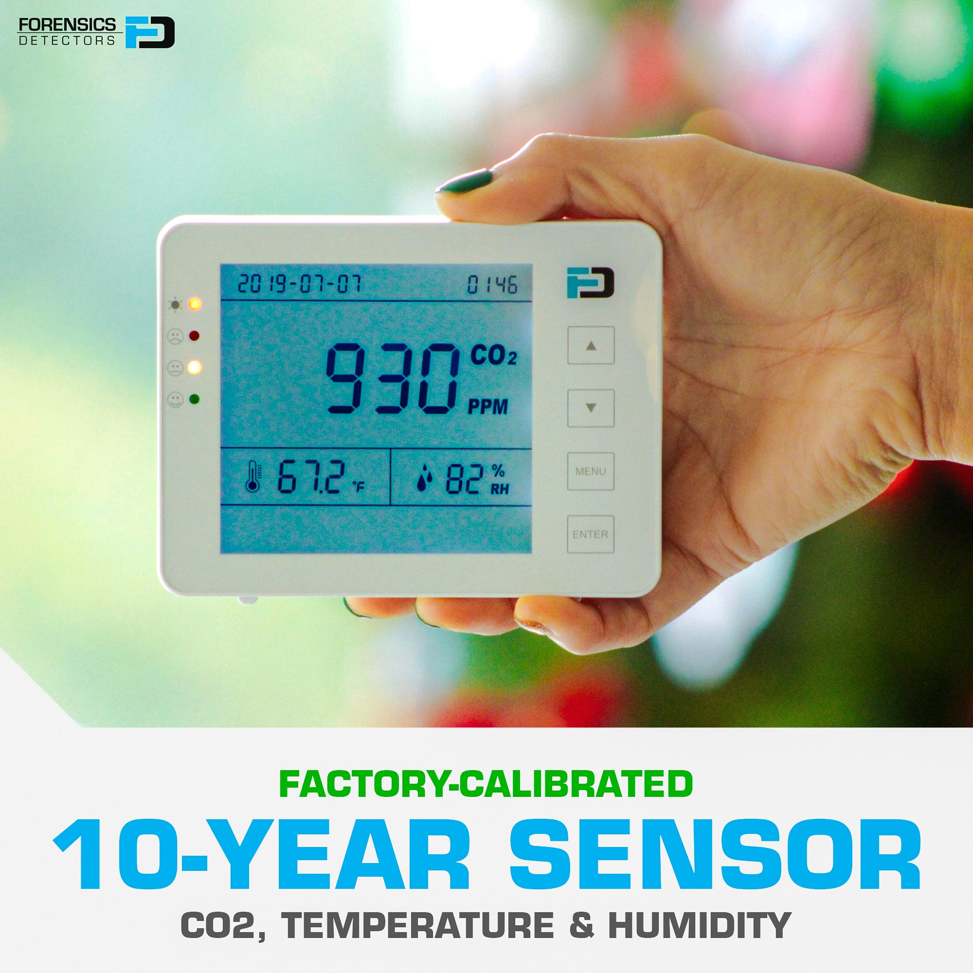Snapklik.com : Basic CO2 Meter By Forensics AB841 Compliant For ...