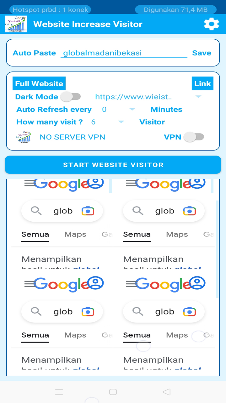 Website Increase Visitor - App on Amazon Appstore