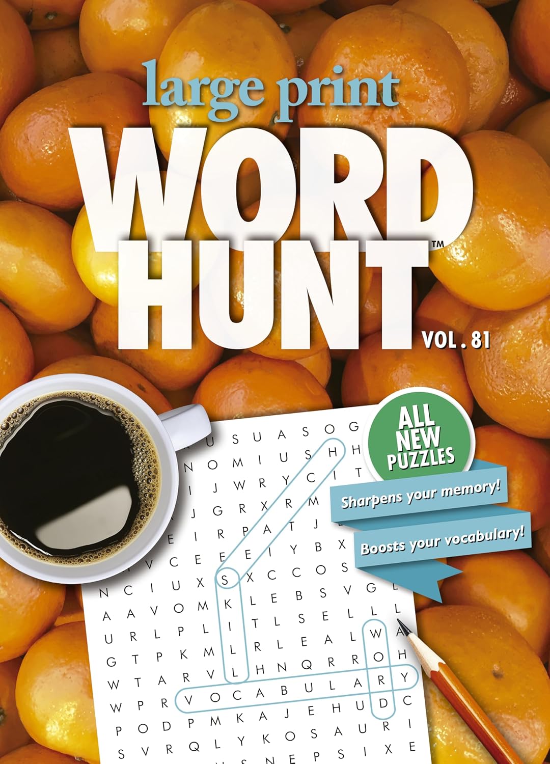 PAPP Large Print Word Search Books for Adults: 80 Challenging Puzzles ...