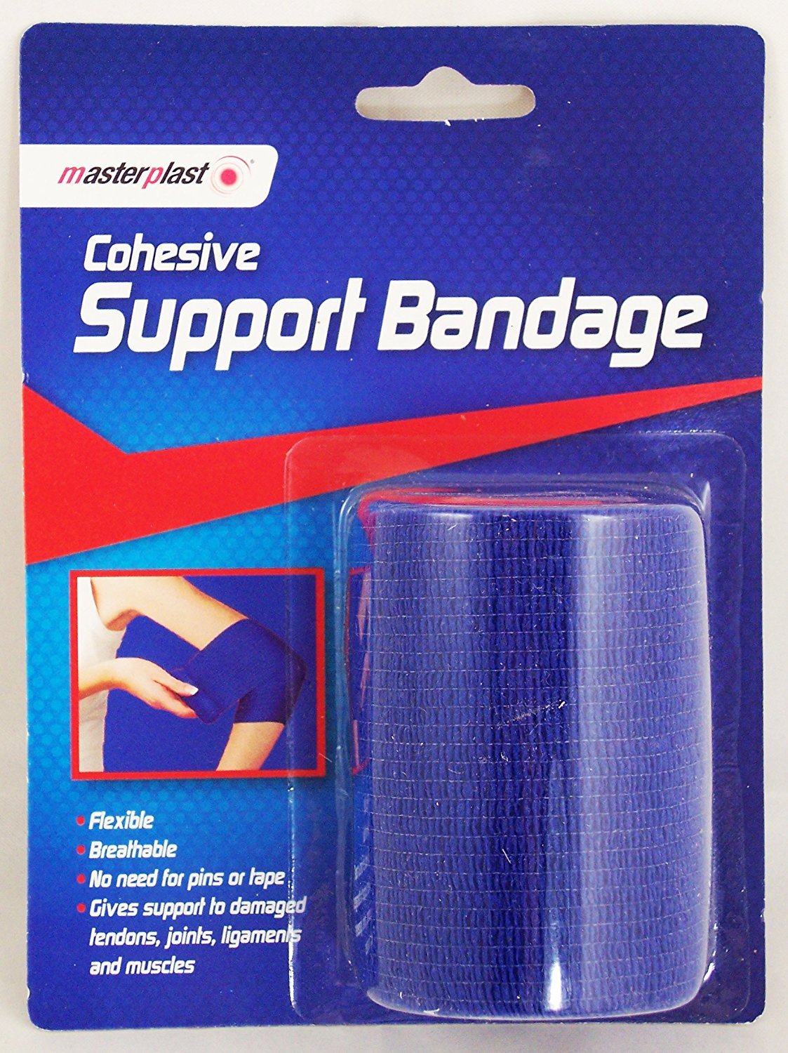 Masterplast Cohesive Support Bandage - Tendons, Joints, Ligaments ...