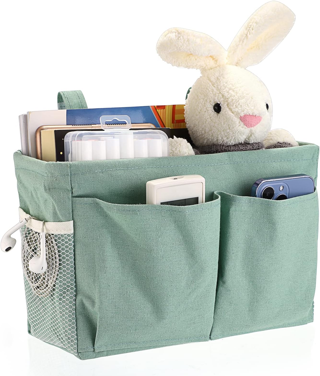 Amazon.com: BSTKEY Bedside Caddy, Bedside Hanging Organizer Bag with 2 ...