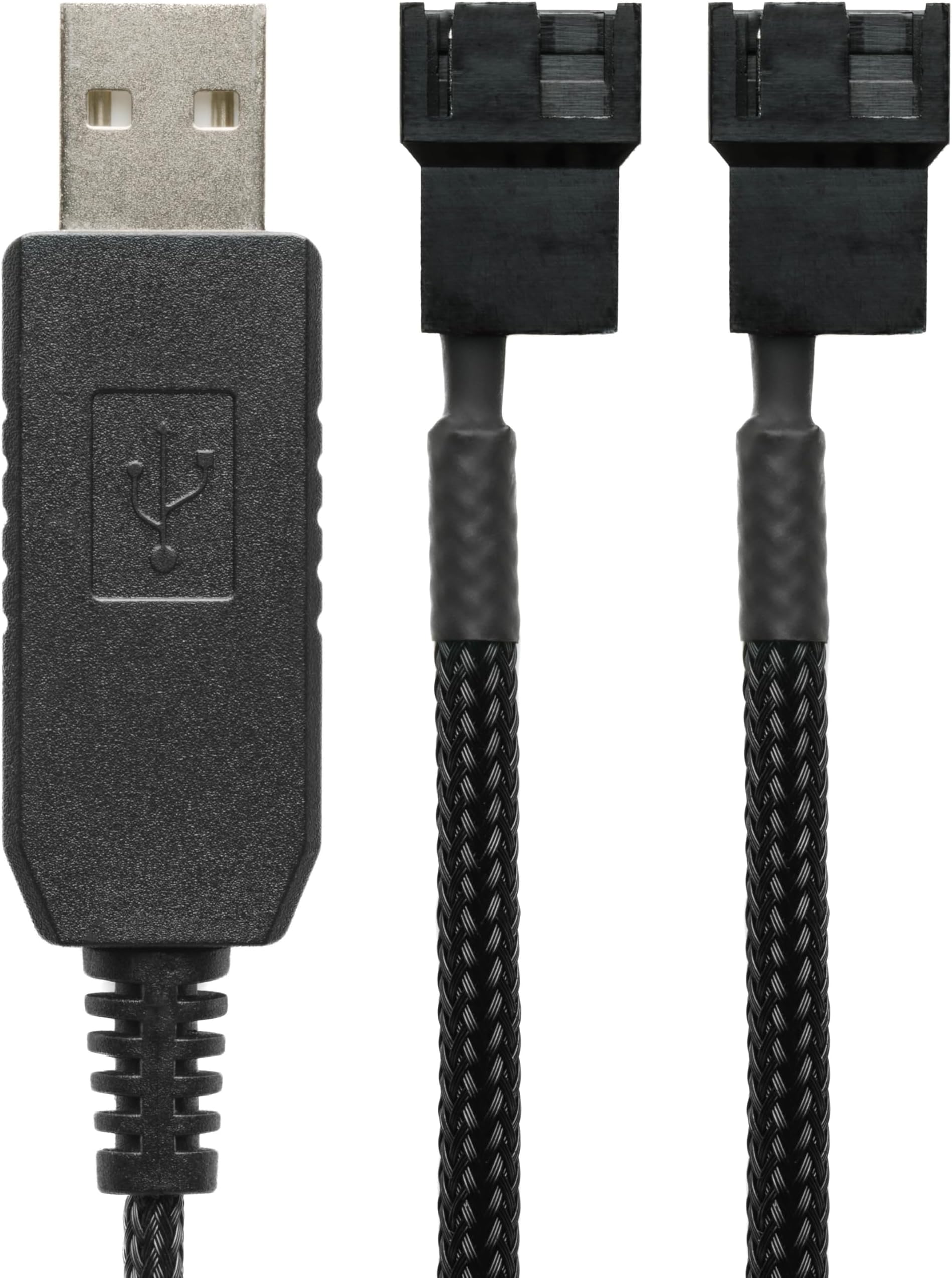 Amazon.com: Gebildet 5pcs USB to 3-Pin / 4-Pin PWM 5V USB Sleeved Fan ...