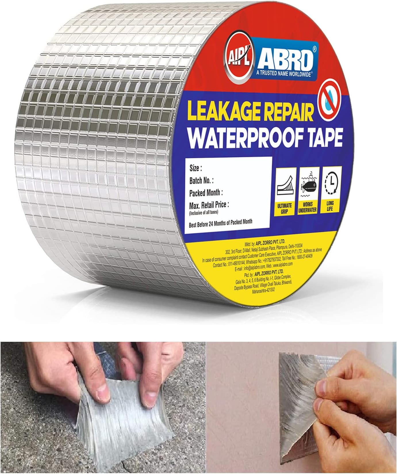 AIPL Leakage Repair Waterproof Tape for Pipe Leakage Roof Water Leakage ...