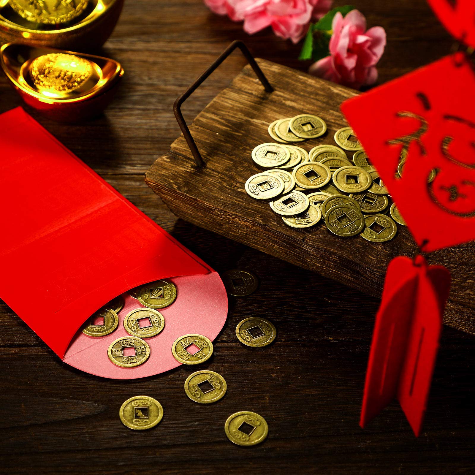 Snapklik.com : Boao 150 Pieces Chinese Coins Chinese New Year Feng Shui ...