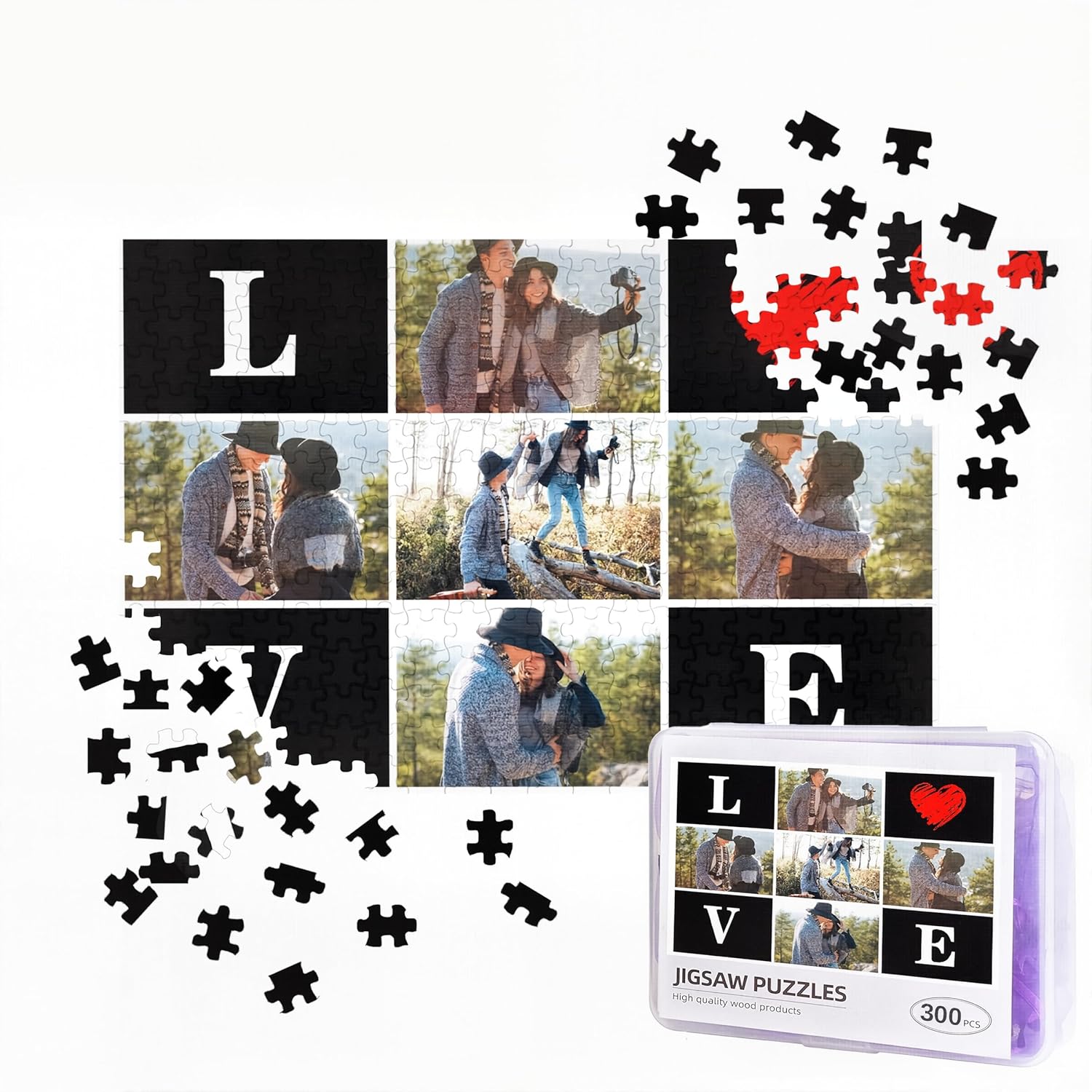 Amazon.com: Personalized Puzzle with Photo, Custom Photo Jigsaw Puzzles ...