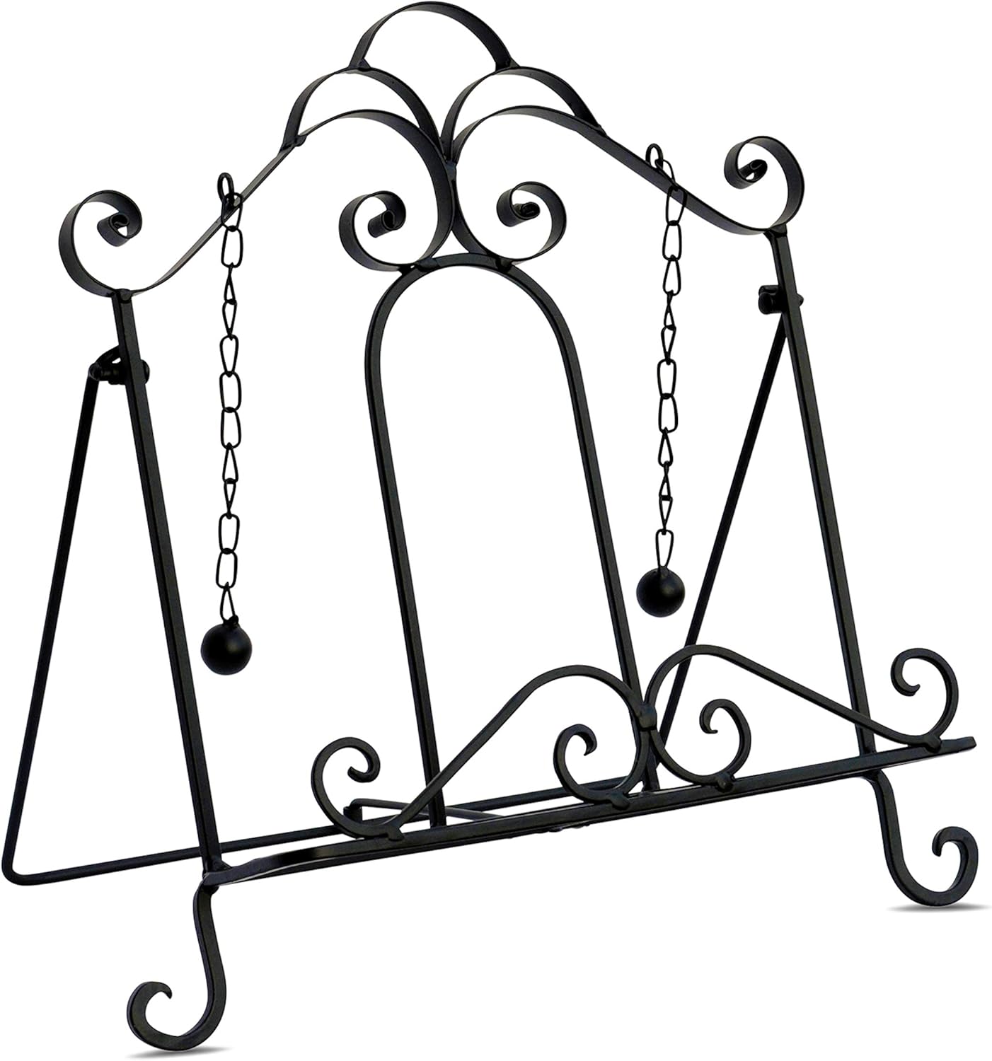 Amazon.com: Gastro Chic Cook Book Stand, Artisinal Design, Weighted ...