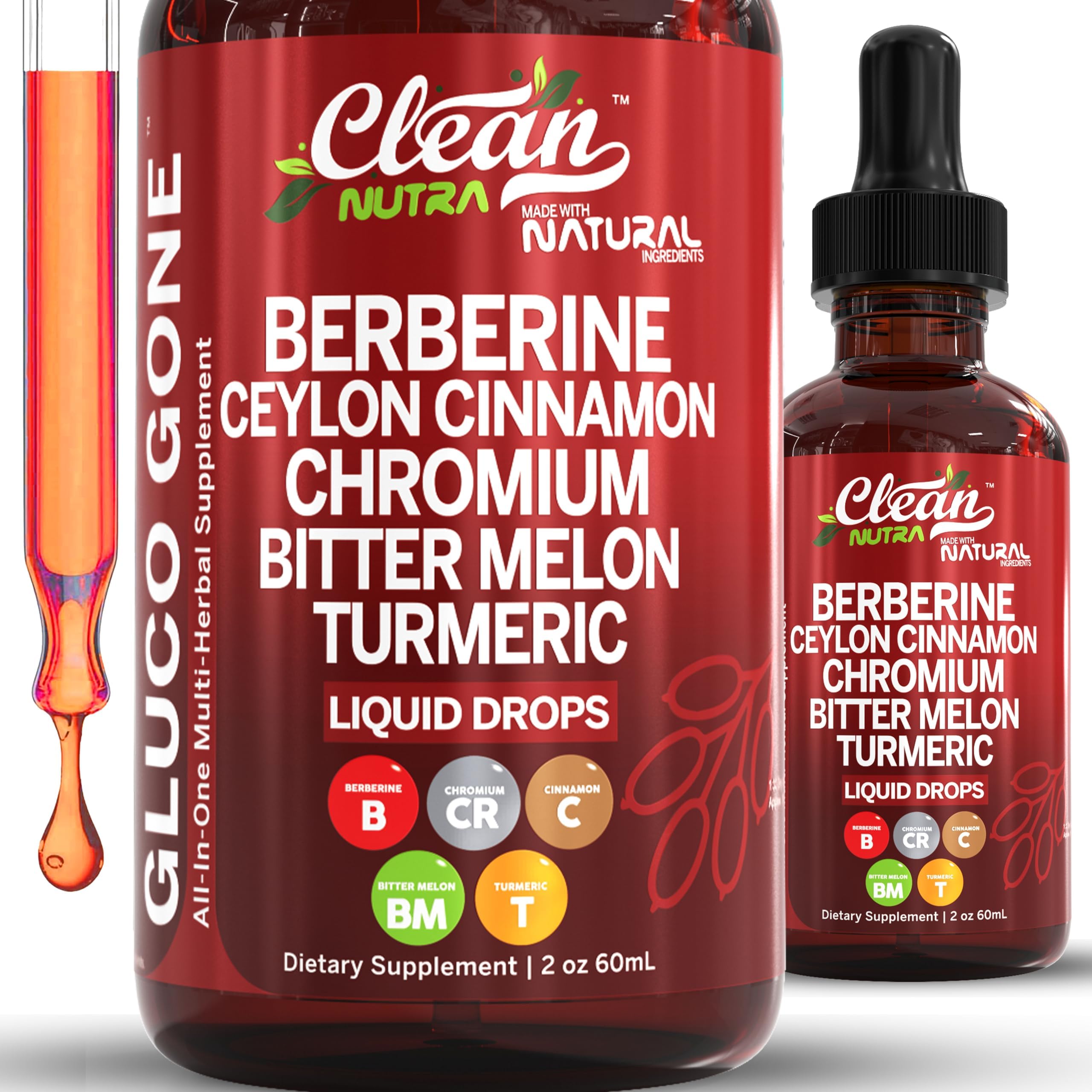 Amazon.com: Organic Ceylon Cinnamon Berberine Liquid Drops Supplement ...
