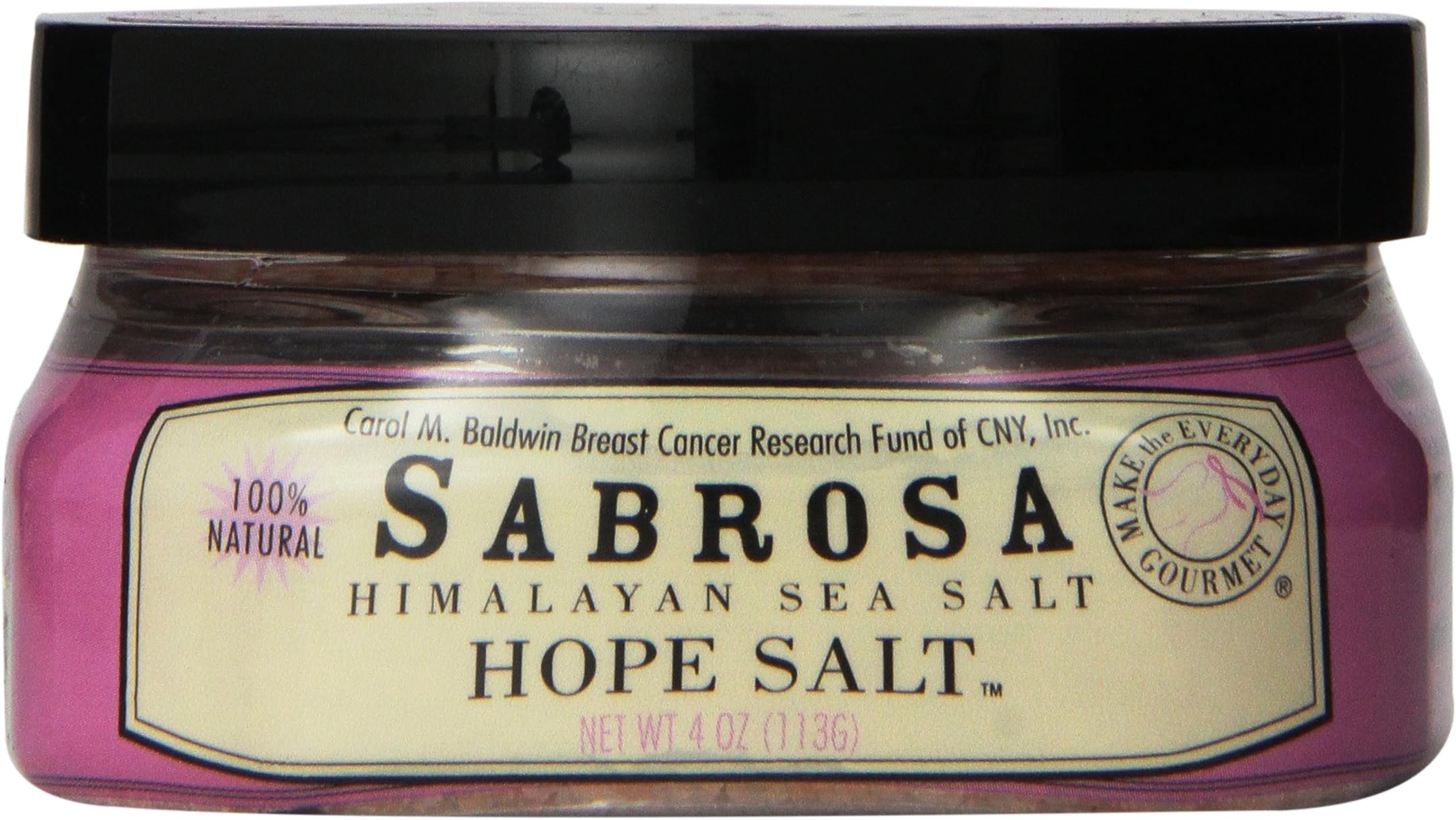 Amazon.com : Sabrosa Salt Company Hope Salt, Pink Himalayan, 4 Ounce ...