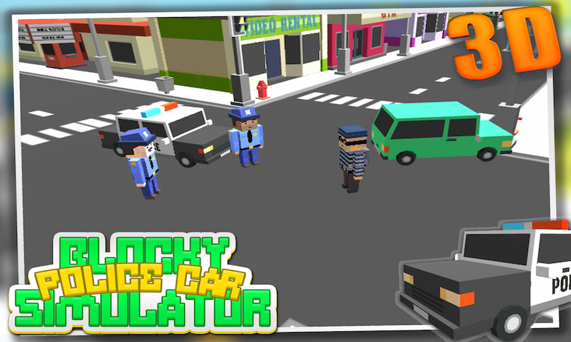Blocky Police Car Simulator 3D - App on Amazon Appstore