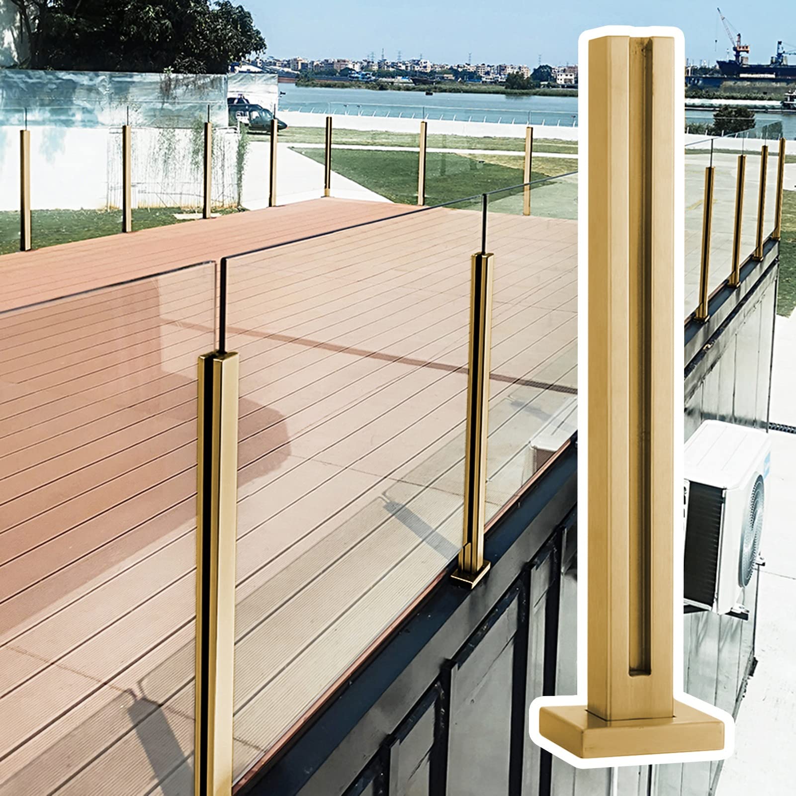 Glass Panel Railing Systems Best Exterior Glass Railing Panels And