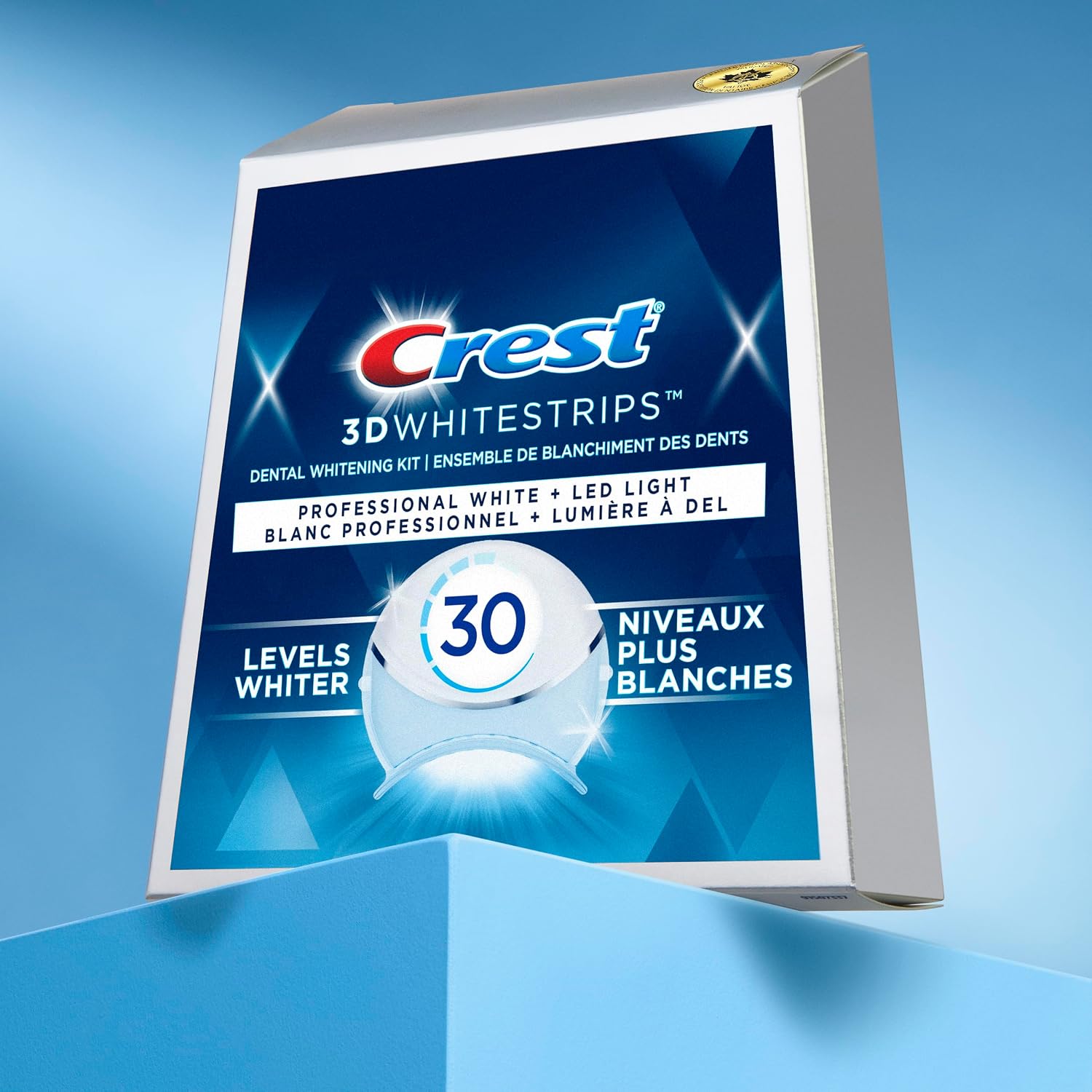 Crest 3D Whitestrips Professional White with LED Accelerator Light ...