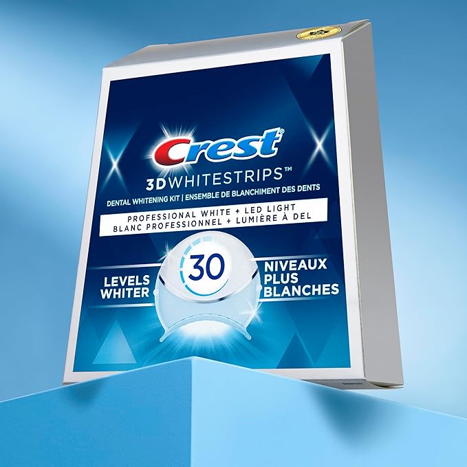 Crest 3D Whitestrips Professional White with LED Accelerator Light ...