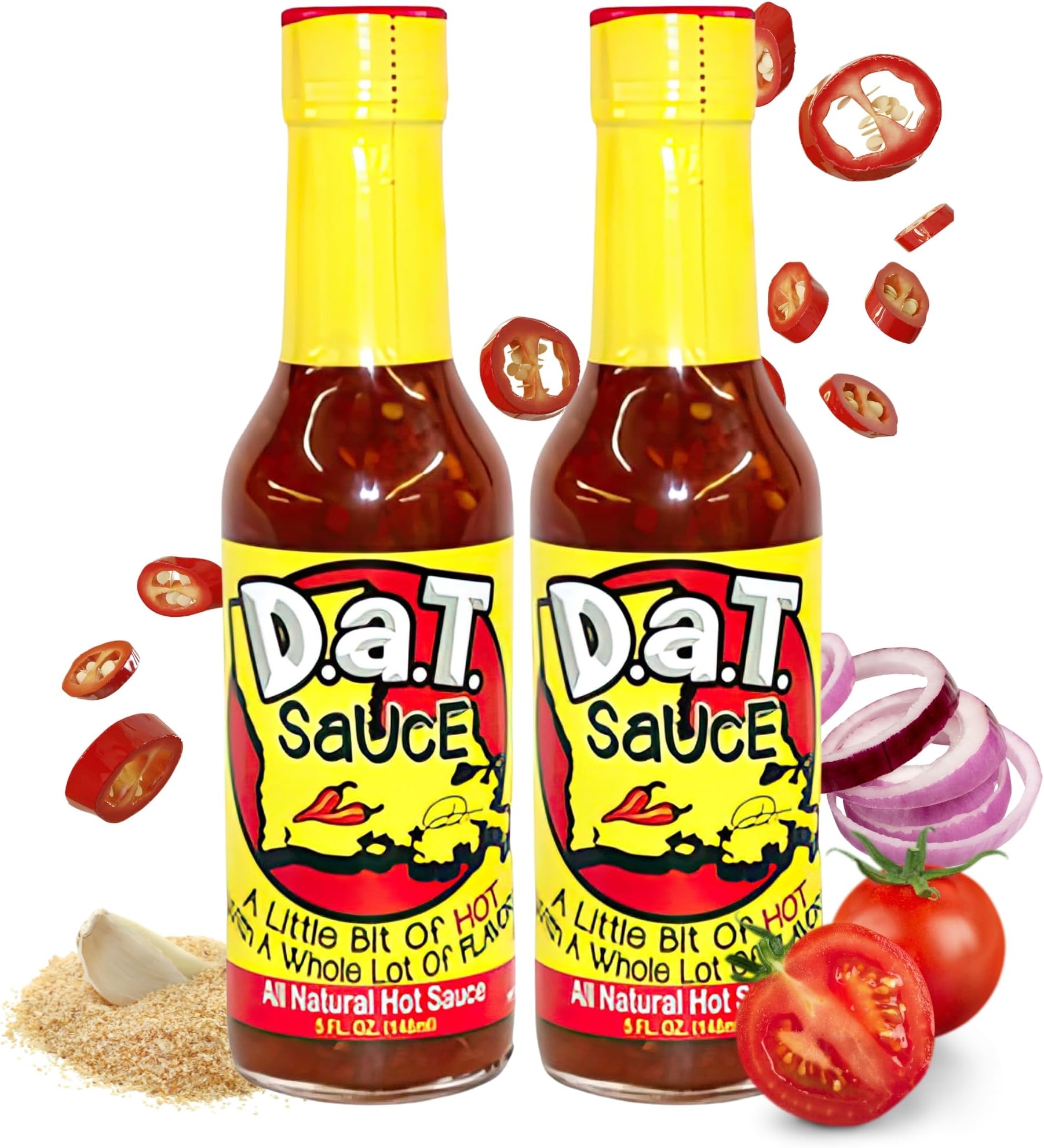 Amazon.com: D.a.T. SaUcE, The True Louisiana Original, Gluten Free, No ...