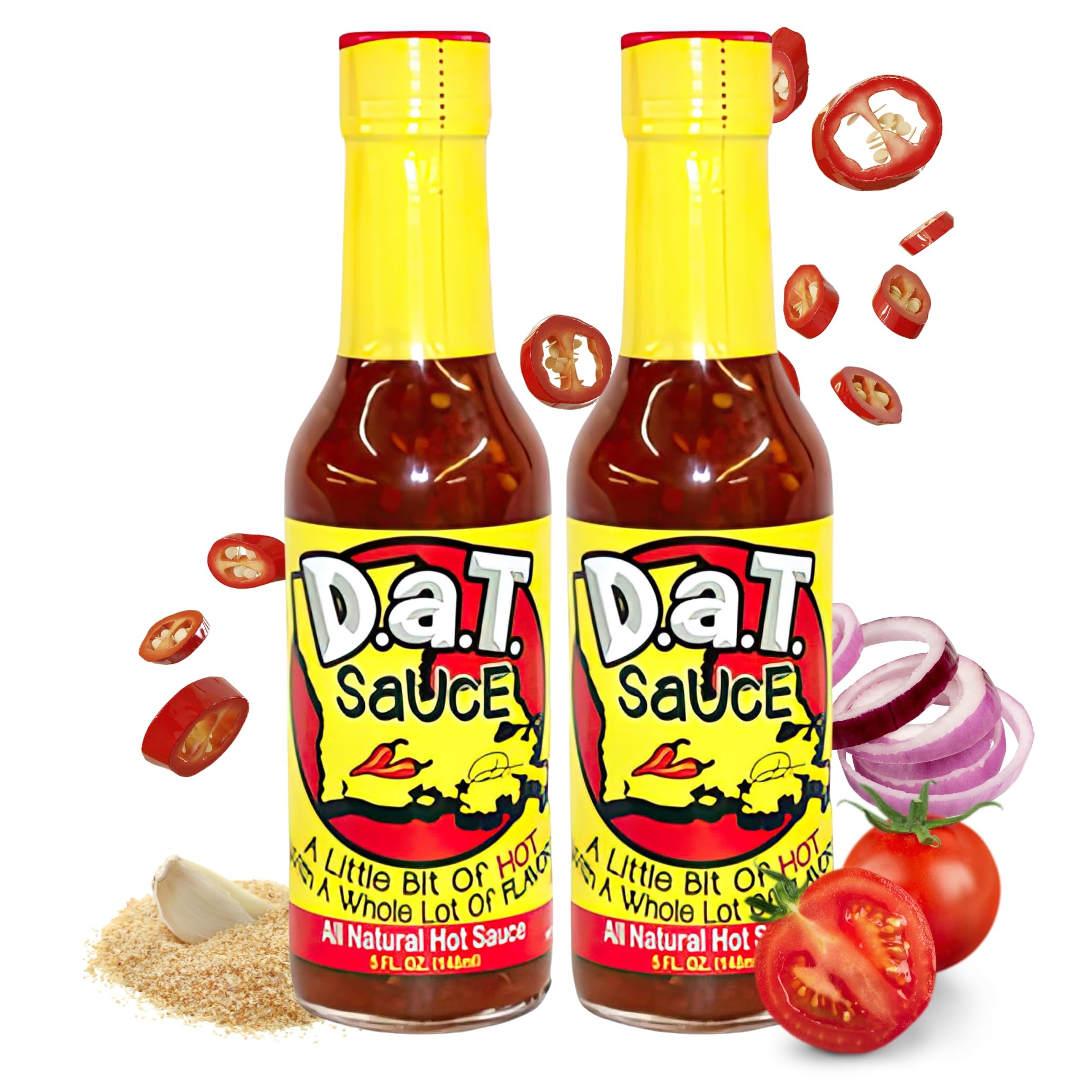 Amazon.com: D.a.T. SaUcE, The True Louisiana Original, Gluten Free, No ...