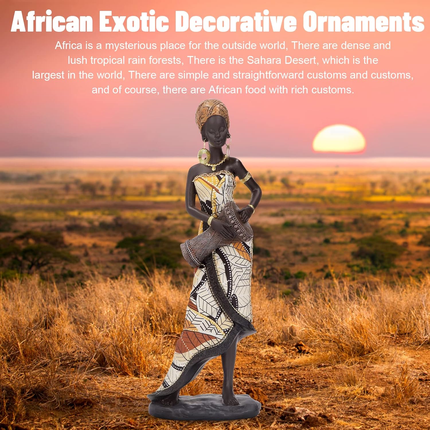 Pilipane African Drum Statue,12in Musician African Sculptures,African ...