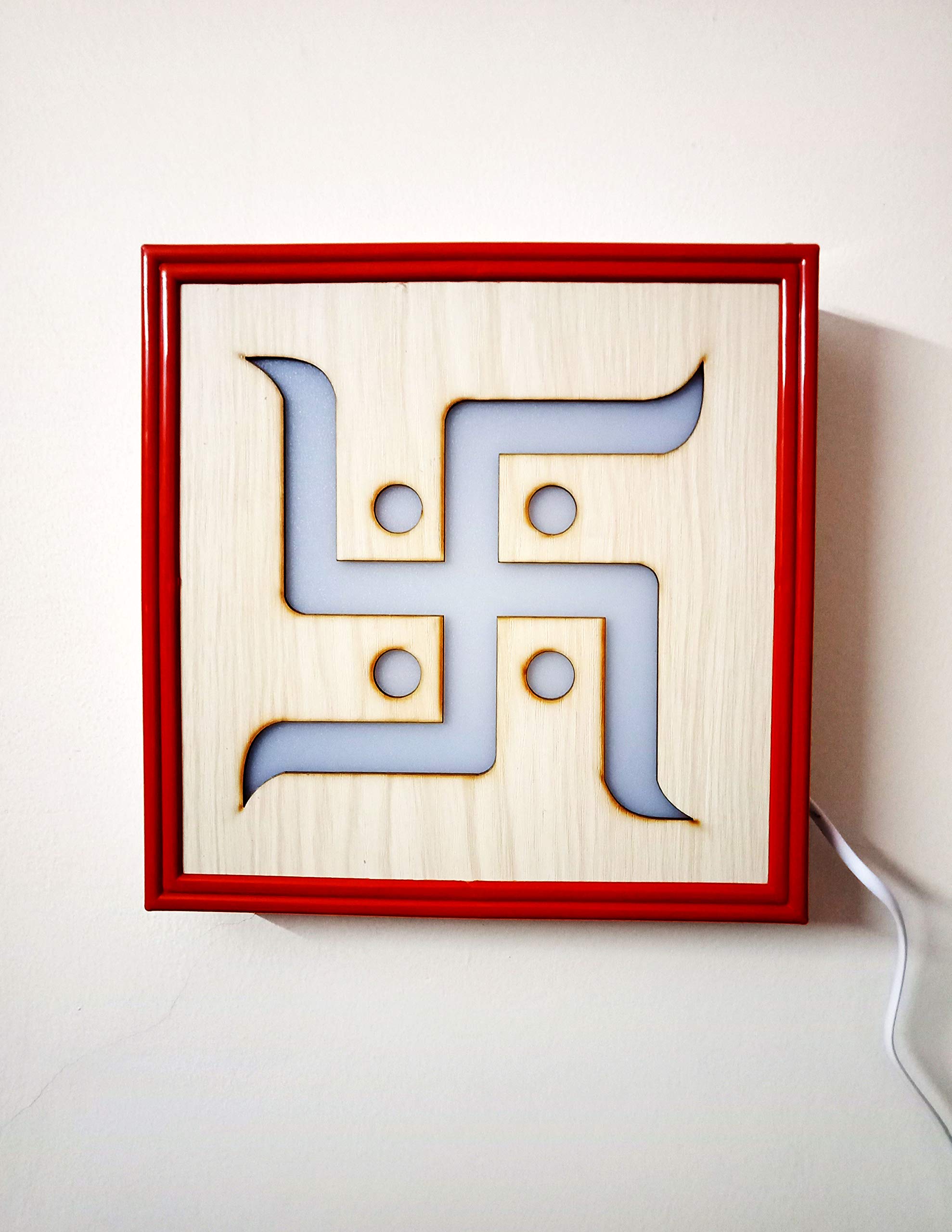 Buy M2 Look FL- 02- LED Swastik Door and Temple Decor Lights ...