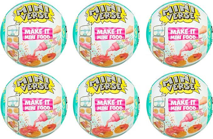 Amazon.com: MGA's Miniverse- Make It Mini Foods: Cafe Series 3B 6PK ...