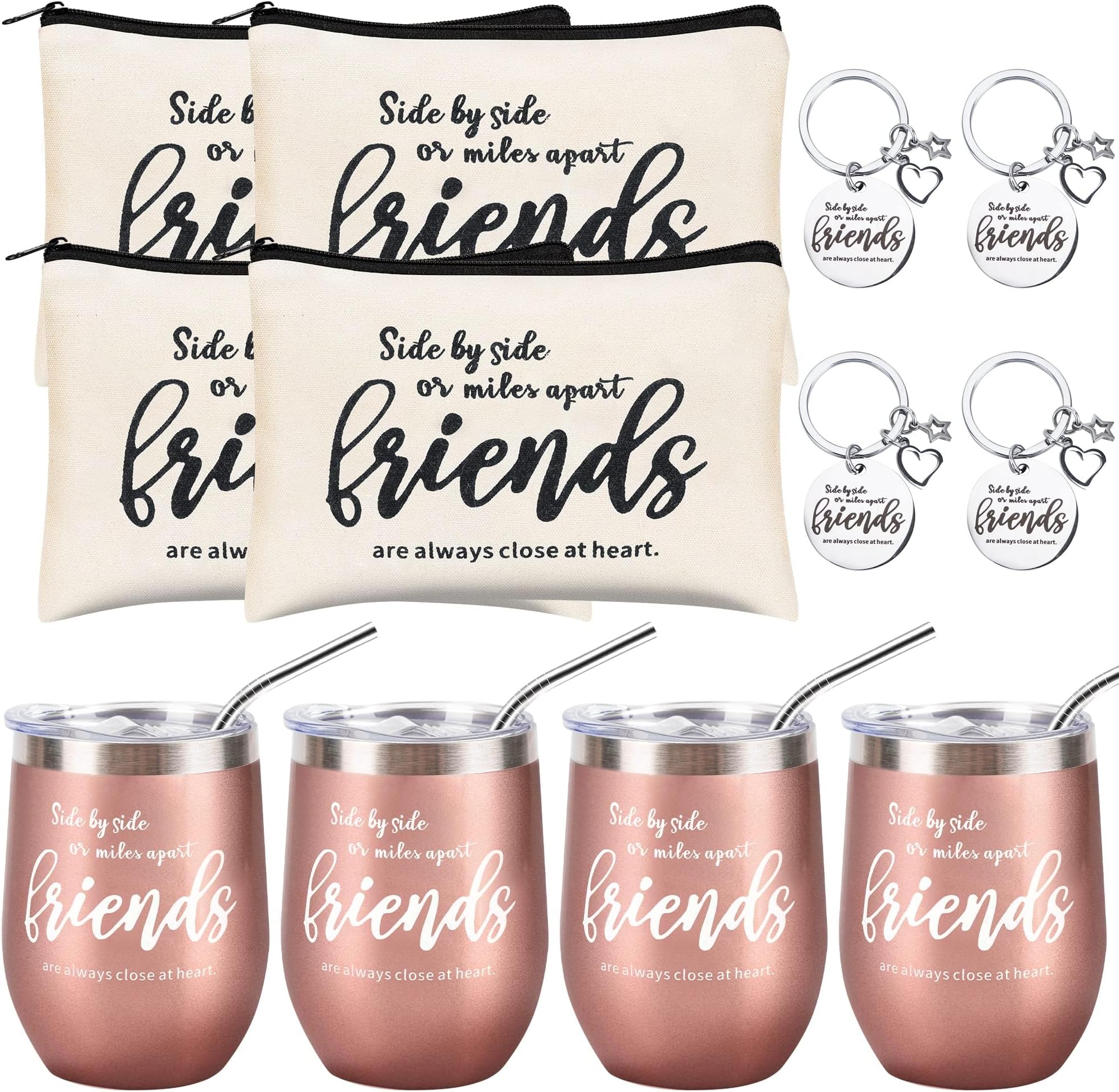 Amazon.com | Tumbly - Birthday Crew Tumbler 4 Pack - 22oz - Squad ...