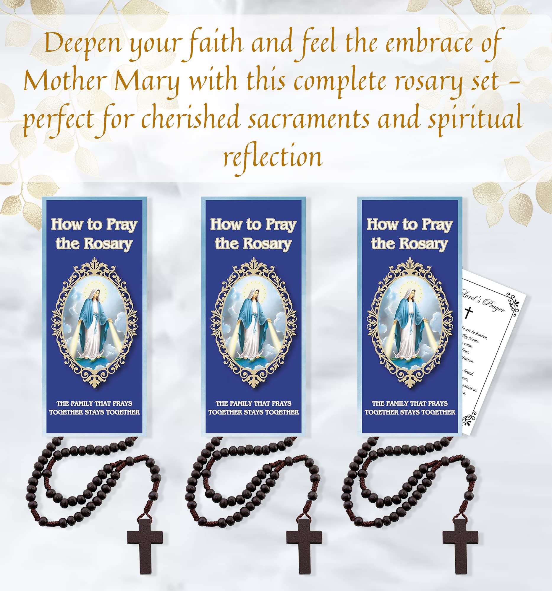Snapklik.com : Trendzeen How To Pray The Rosary - Rosary Guide Pamphlet