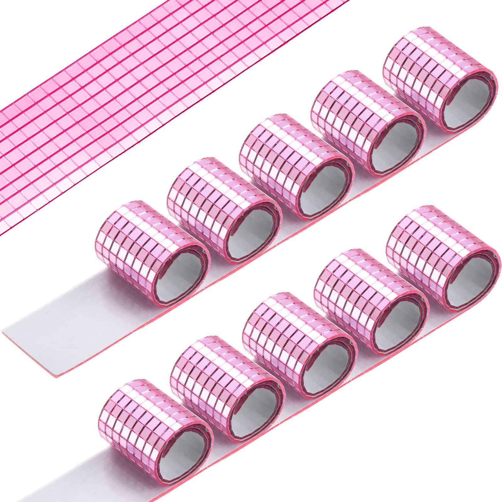 Amazon.com: 4800 Pcs Mirror Mosaic Tiles Tile Stickers Mosaic Tiles for ...