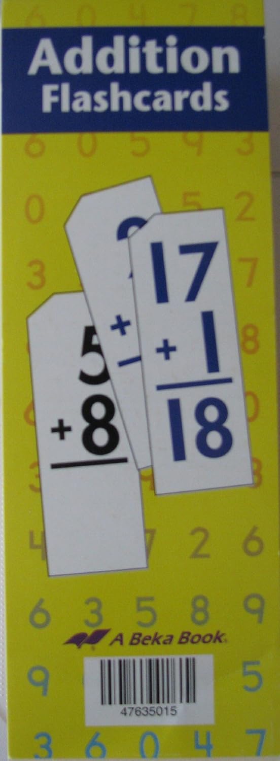 A Beka Addition Flashcards: A Beka: Amazon.com: Books
