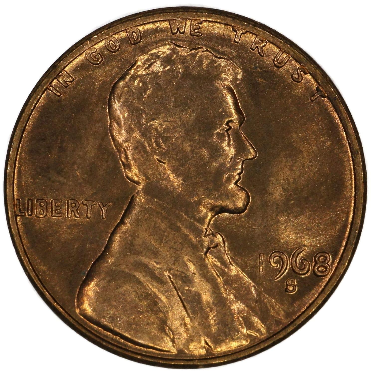 1968 S Lincoln Wheat Penny Brilliant Uncirculated at Amazon's ...