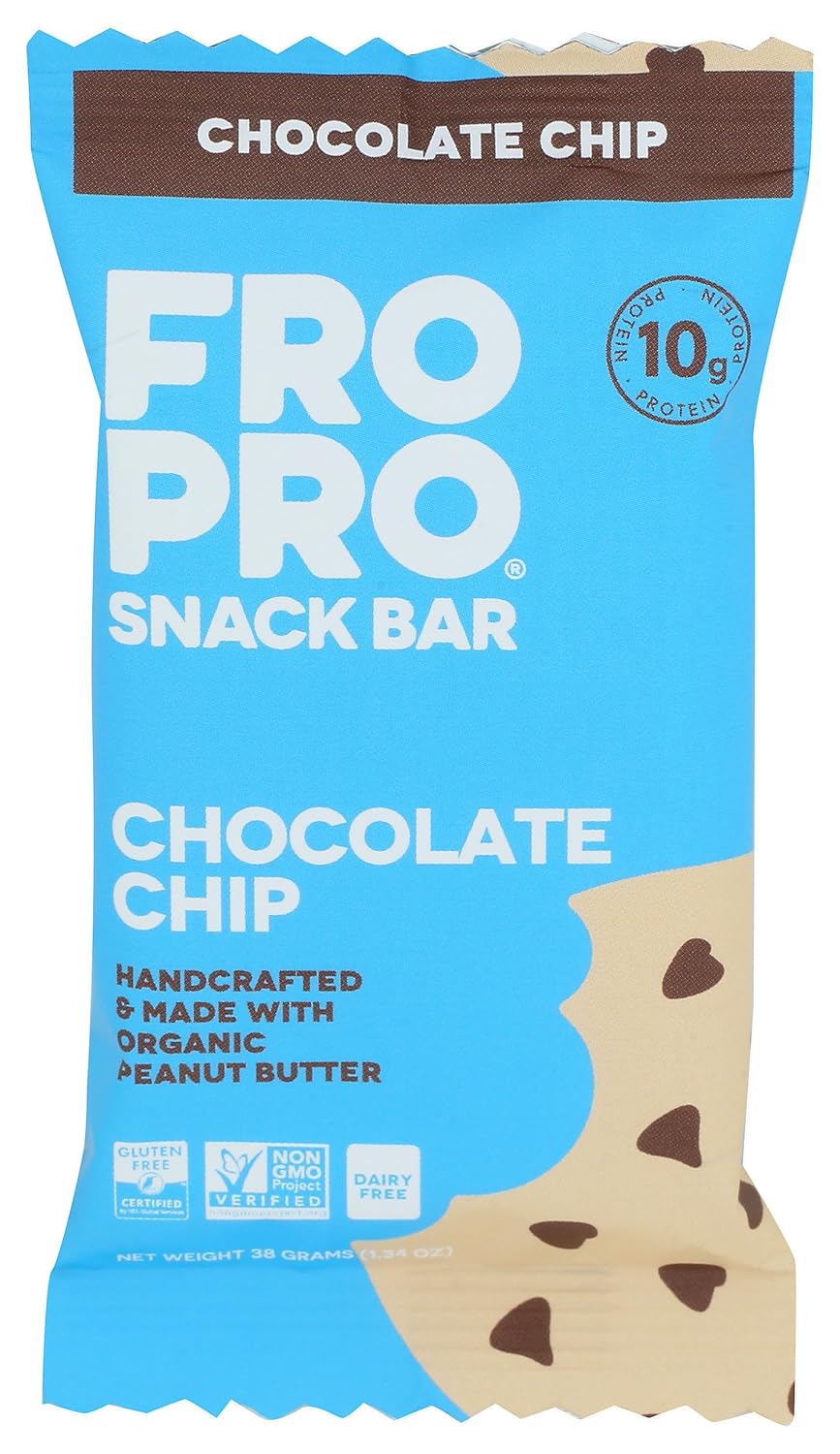 Amazon.com: Fropro, Snack Bar Chocolate Chip, 1.34 Ounce