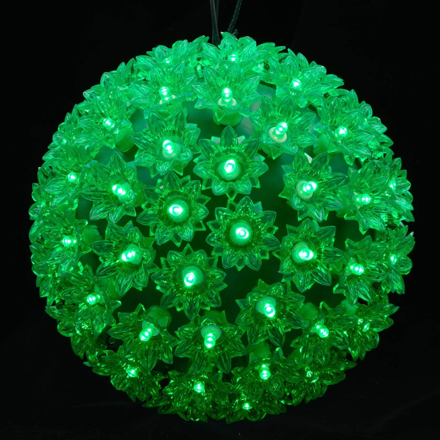 Amazon.com: Esfera de luz LED verde de 7,5 pulgadas, con certificación ...