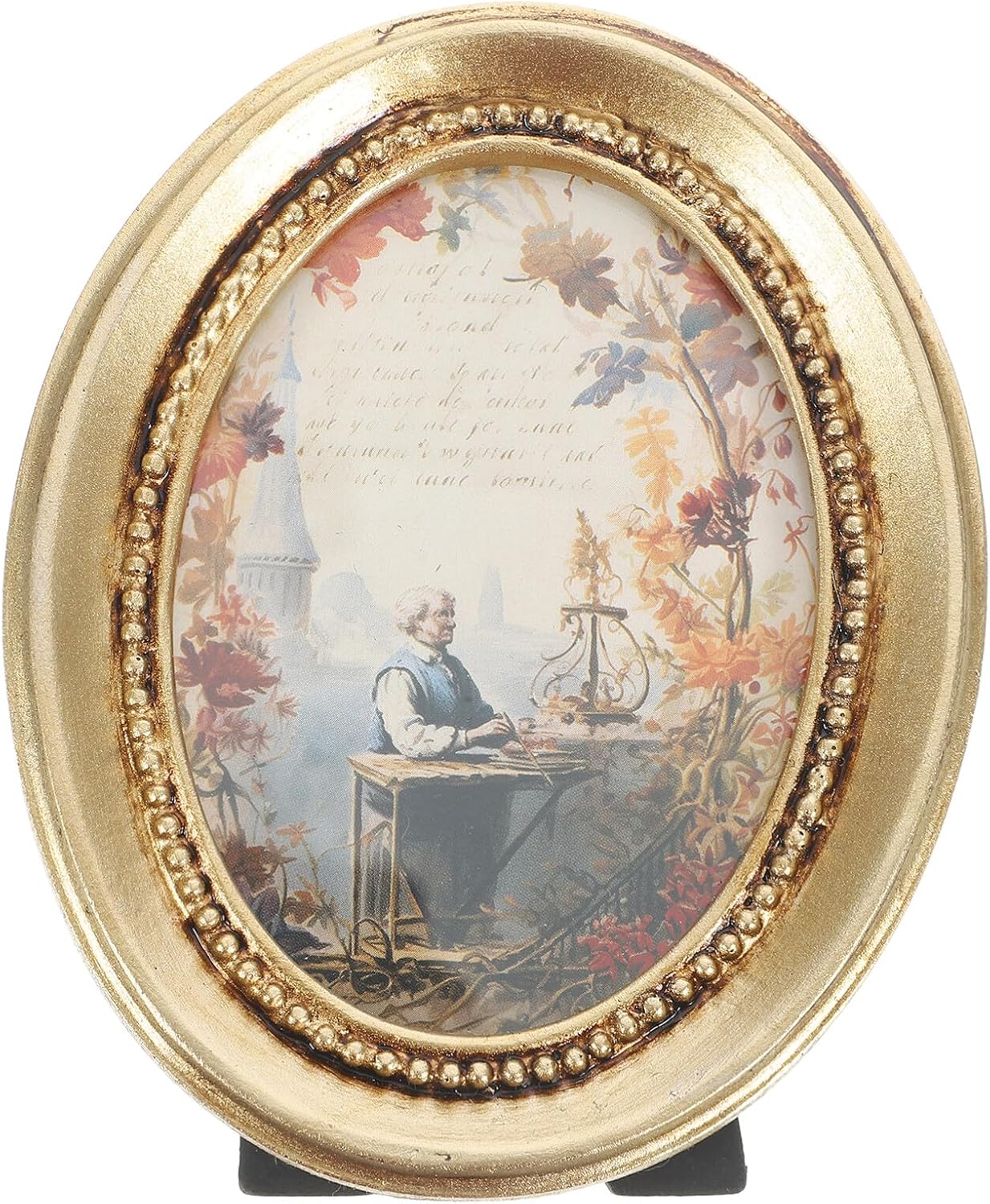 Amazon.com - Alipis Royal Picture Frame 4x3inch Oval Antique Photo ...