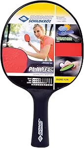Donic Schildkrot Playtec Table Tennis Bat - Black : Amazon.co.uk ...