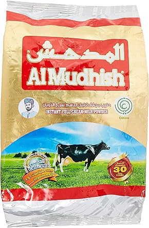 Al Mudhish Instant Full Cream Milk Powder, 900 gm: Buy Online at Best ...