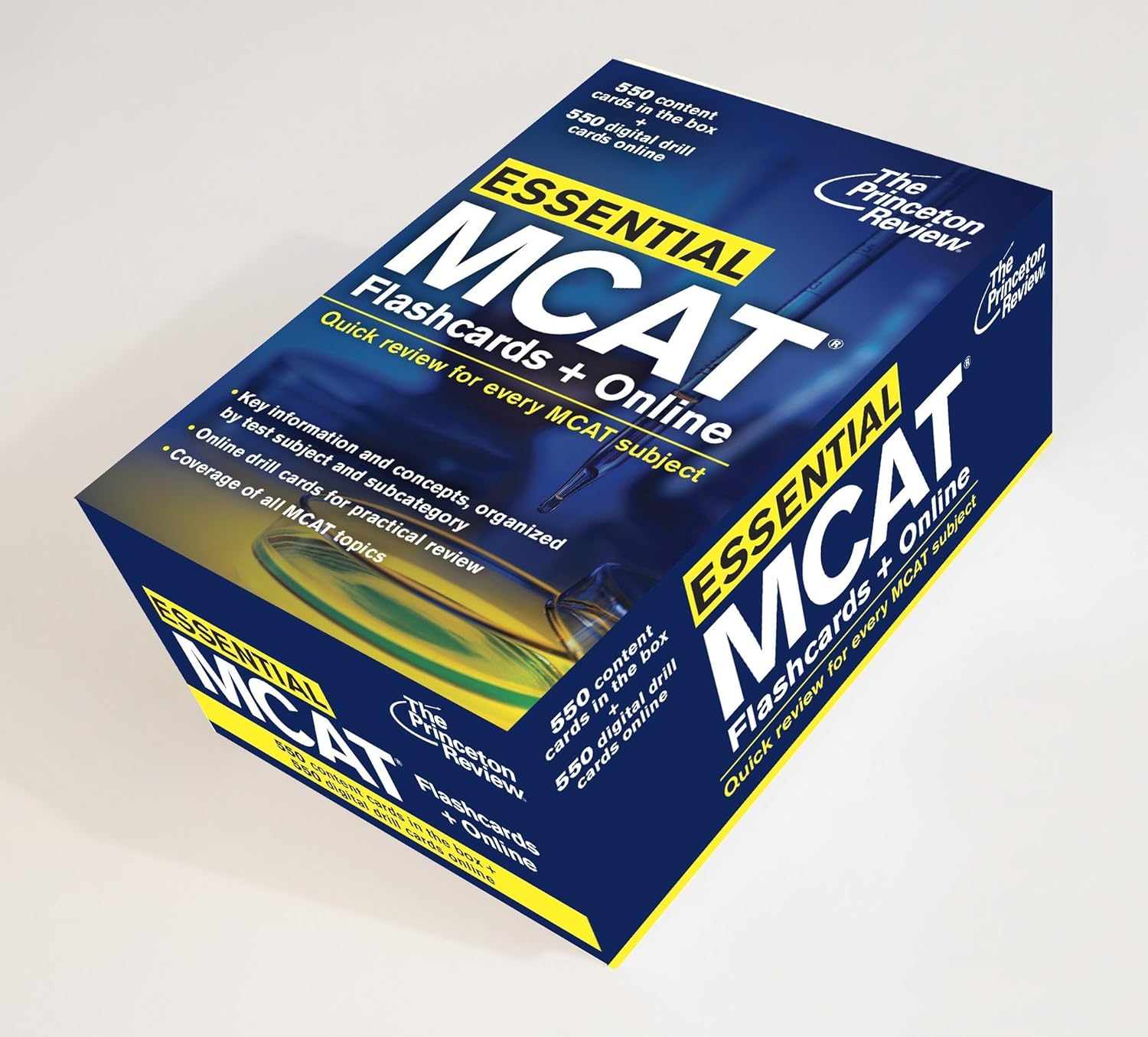 Essential MCAT: Flashcards + Online: Quick Review for Every MCAT ...